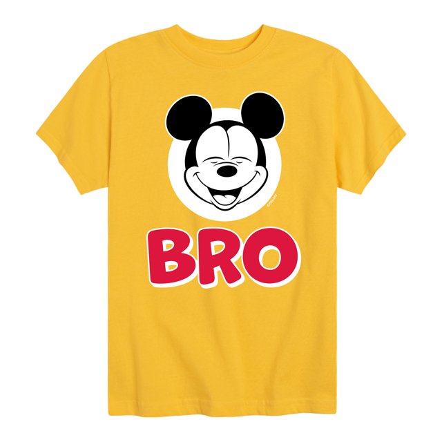 Mickey And Friends - Sibling Tee - Mickey Bro - Youth Short Sleeve ...