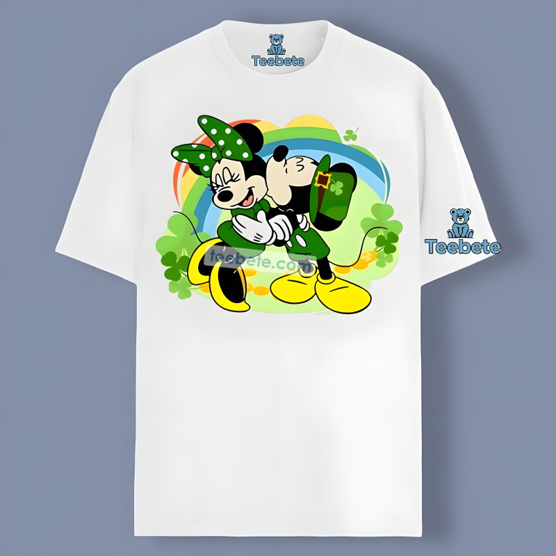 Mickey And Minnie Cheer For St Patricks Day Shirt Holiday - Walmart.com