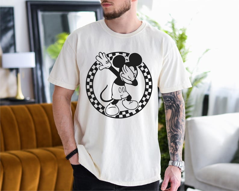 Mickey And Minnie Dabbing Shirt, Disney Trip, Mickey Retro, Minnie Head ...