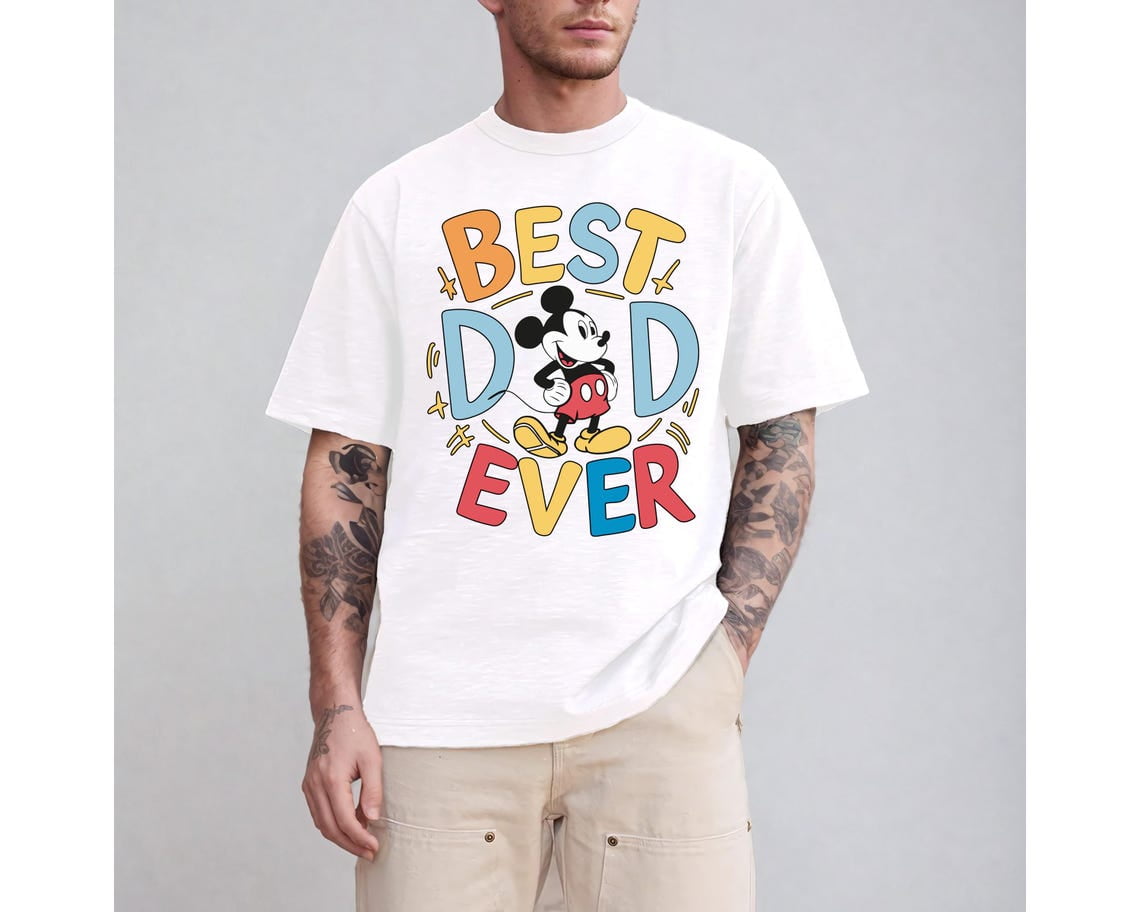 Mickey Best Day Ever Shirt, Disney Dad Shirt, Father's Day T-Shirt ...