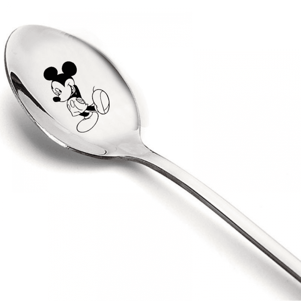 Mickey Cartoon Character Stainless Steel Spoon Tableware for Birthday ...