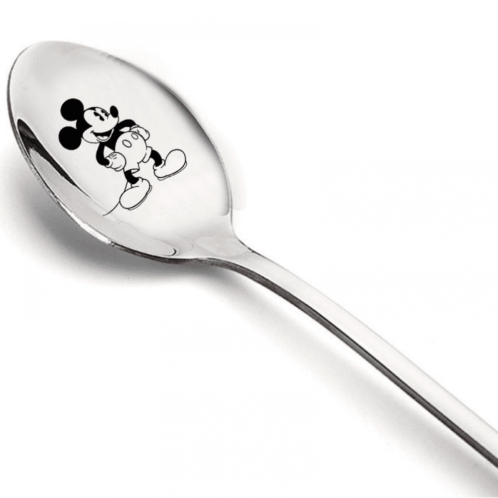 Mickey Cartoon Character Stainless Steel Spoon Tableware for Birthday ...