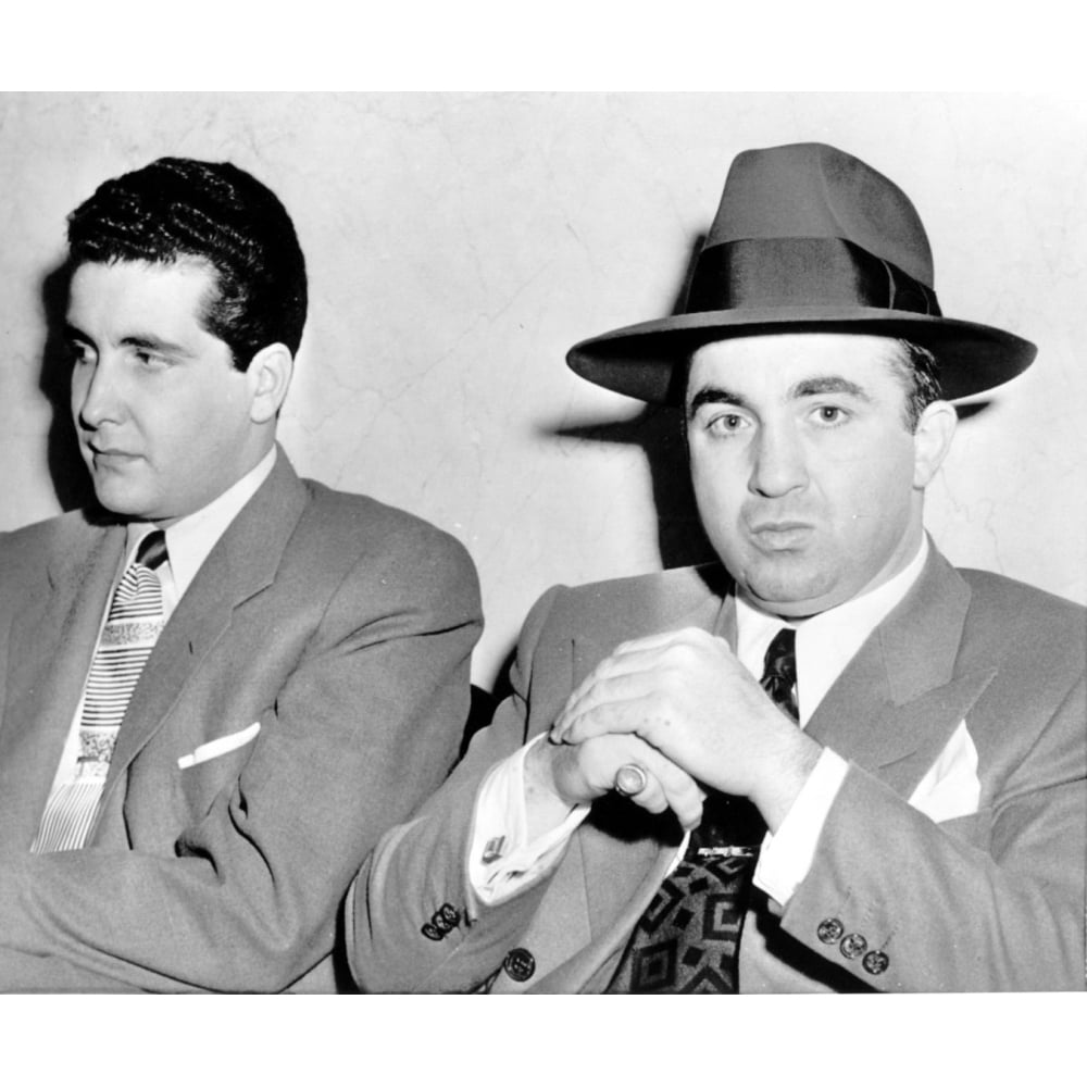 Mickey Cohen-Seated Next To Johnny Stompanato (L) During A 1950 Trial ...