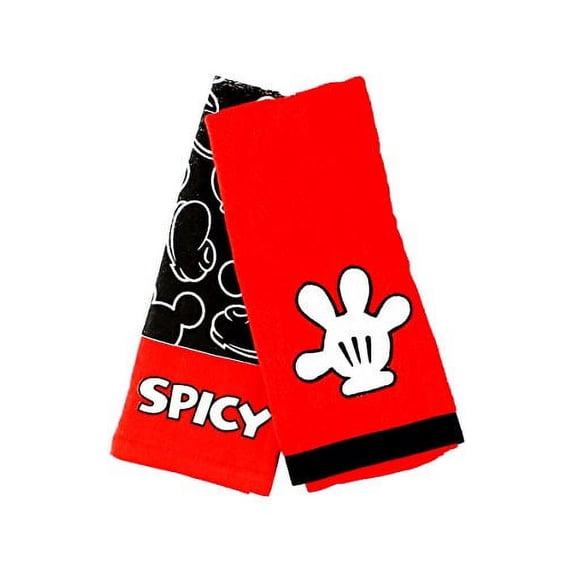 Disney Mickey Machine Wash Dish Towels - Set of 2 - Walmart.com