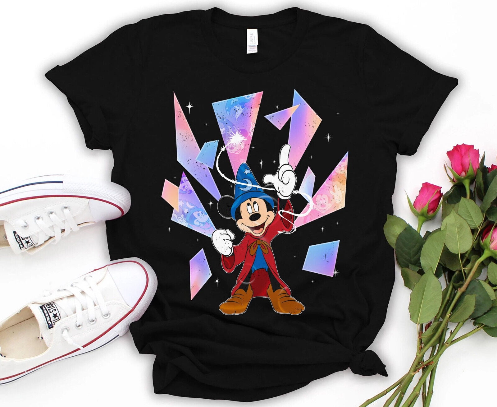 Mickey Disney Anniversary 100 Years Of Wonder Disneyland Trip T-shirt - Walmart.com