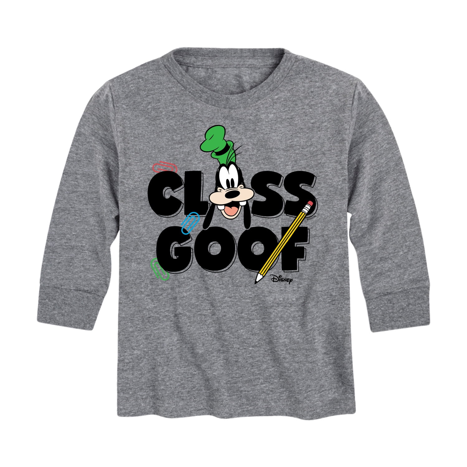 Mickey & Friends - Class Goof - Youth Long Sleeve Graphic T-Shirt ...
