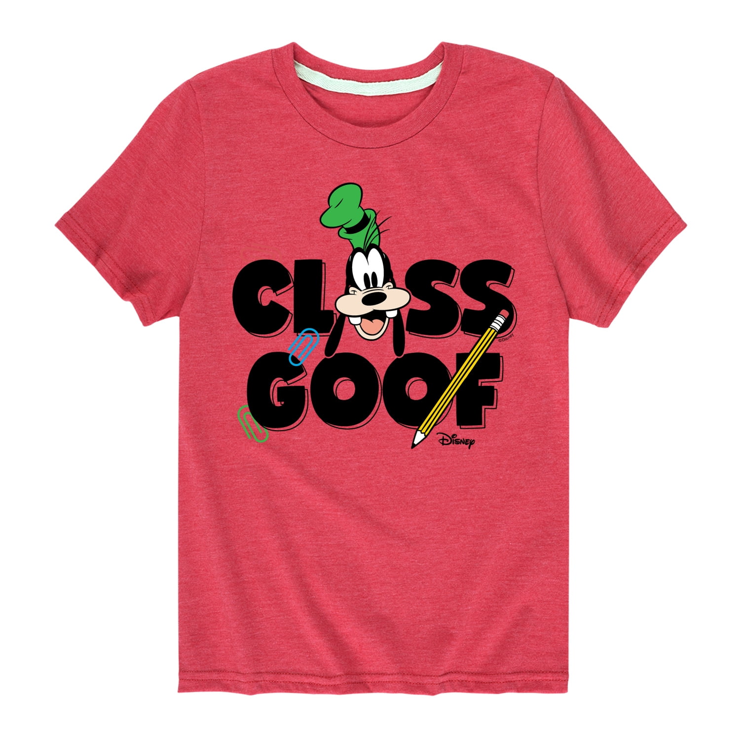 Mickey & Friends - Class Goof - Youth Short Sleeve Graphic T-Shirt ...