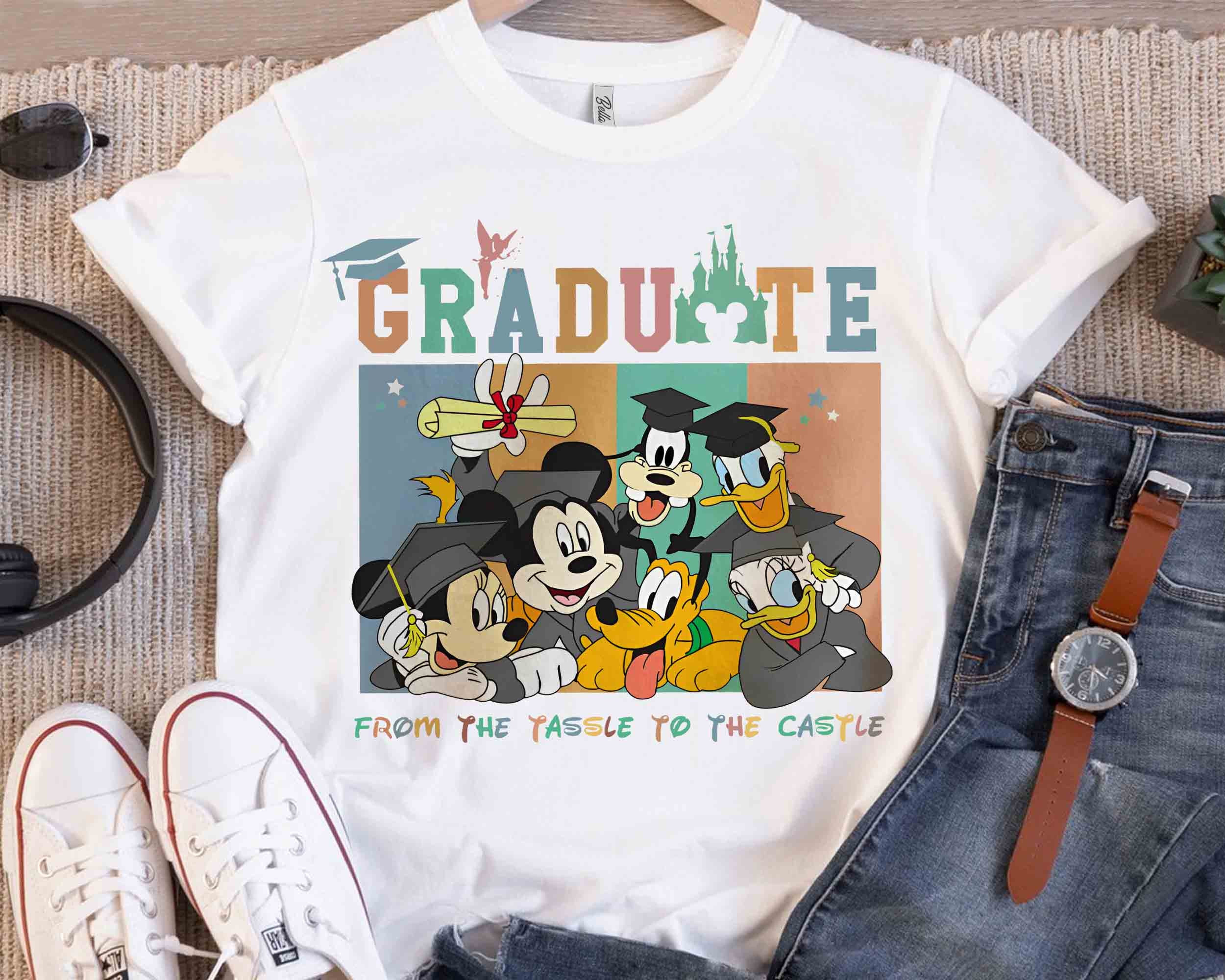 Mickey & Friends Disney Graduate From the Tassel to the Castle T-shirt ...