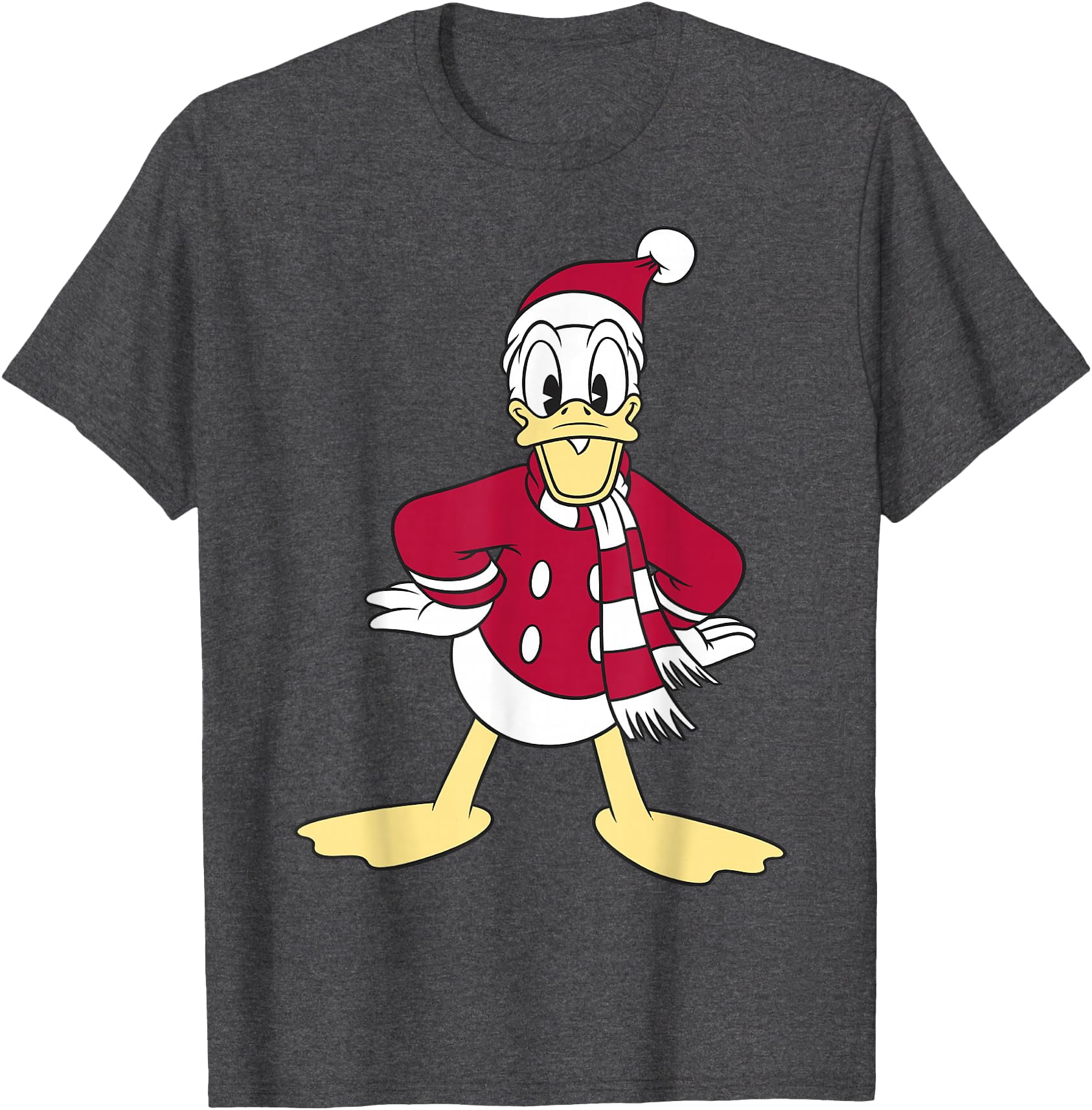 Mickey & Friends Donald Duck Christmas Holiday Portrait DTG Print ...