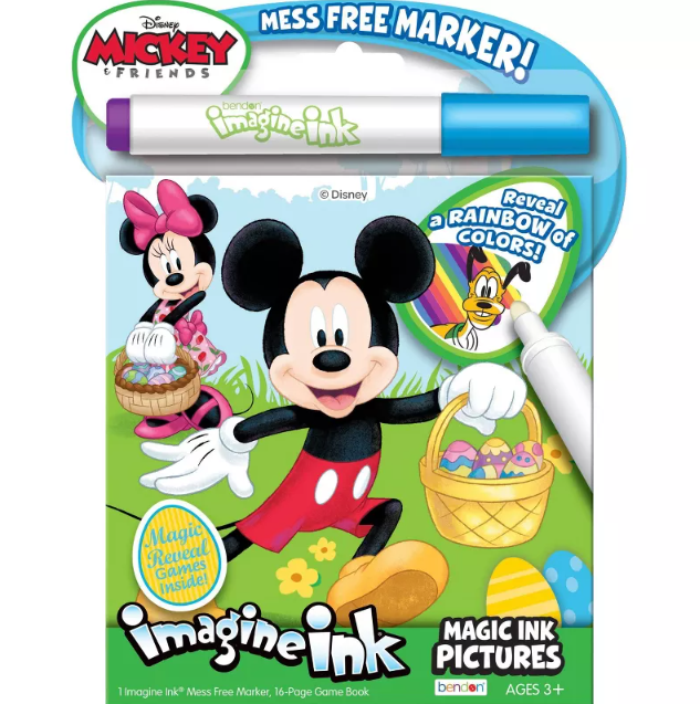 Mickey & Friends Easter Imagine Ink Book - Walmart.com