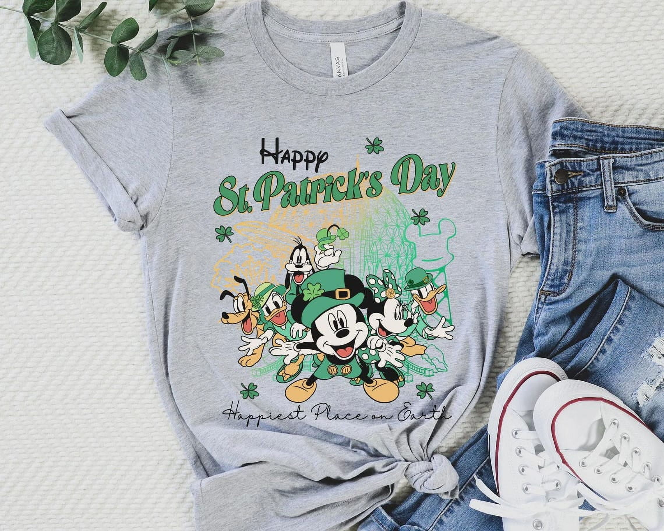Mickey And Friends Epcot Happy St Patrick's Day Shirt, Disney Irish ...