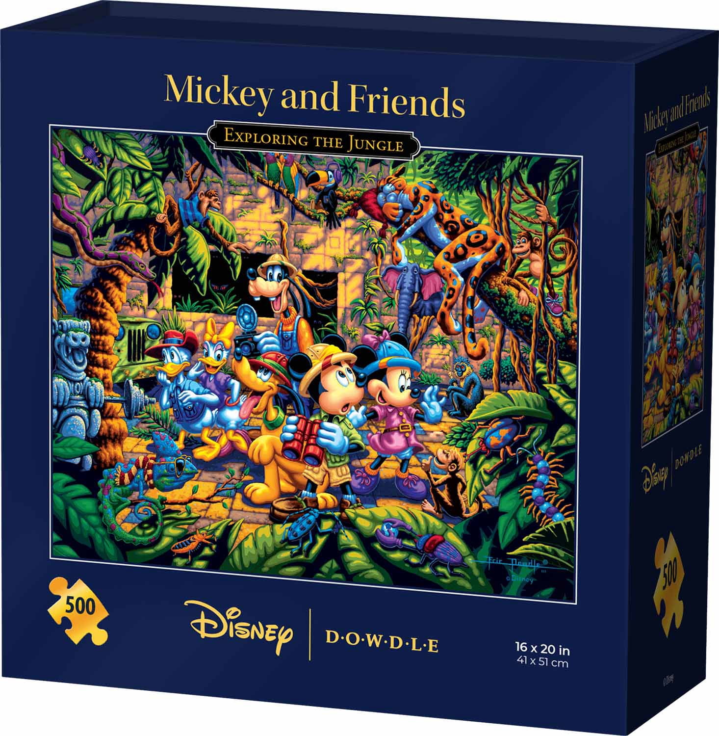 Mickey & Friends Exploring the Jungle 500 Piece Puzzle | Disney Dowdle ...