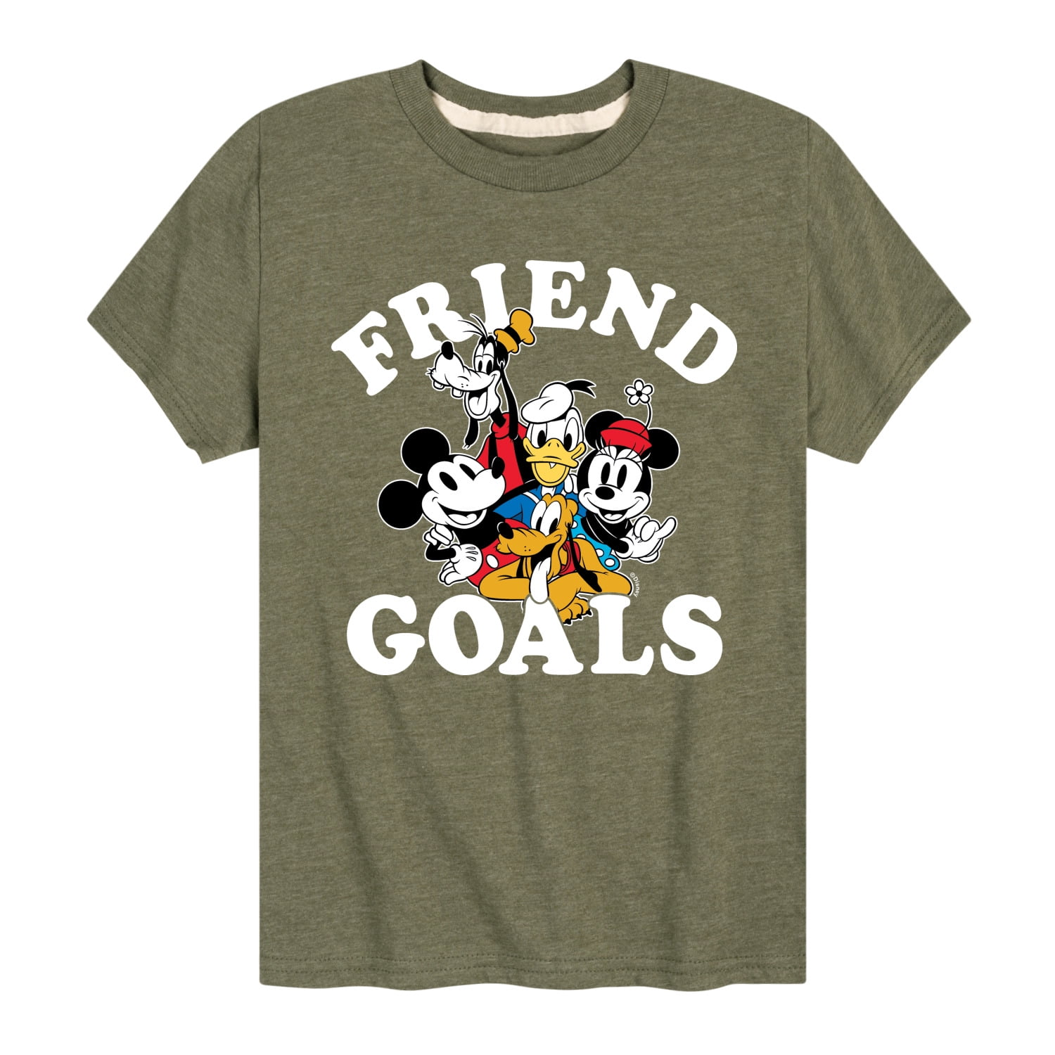 Mickey & Friends - Friend Goals - Toddler And Youth Short Sleeve ...