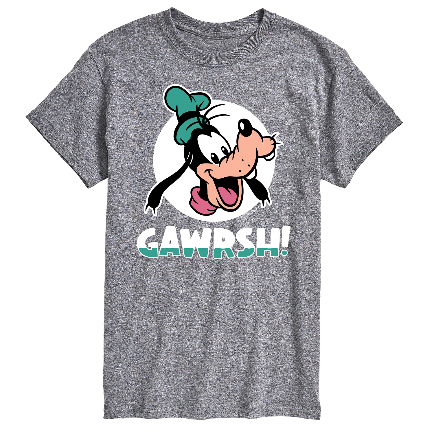 Disney Goofy Face Big Smile T-Shirt Blue - Walmart.com
