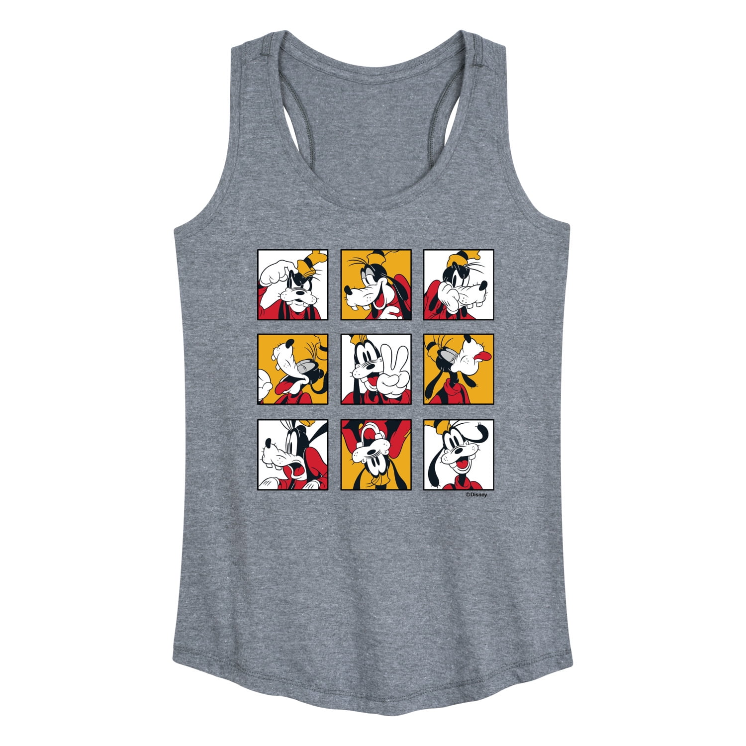 Mickey & Friends - Goofy Grid - Women's Racerback Tank Top - Walmart.com