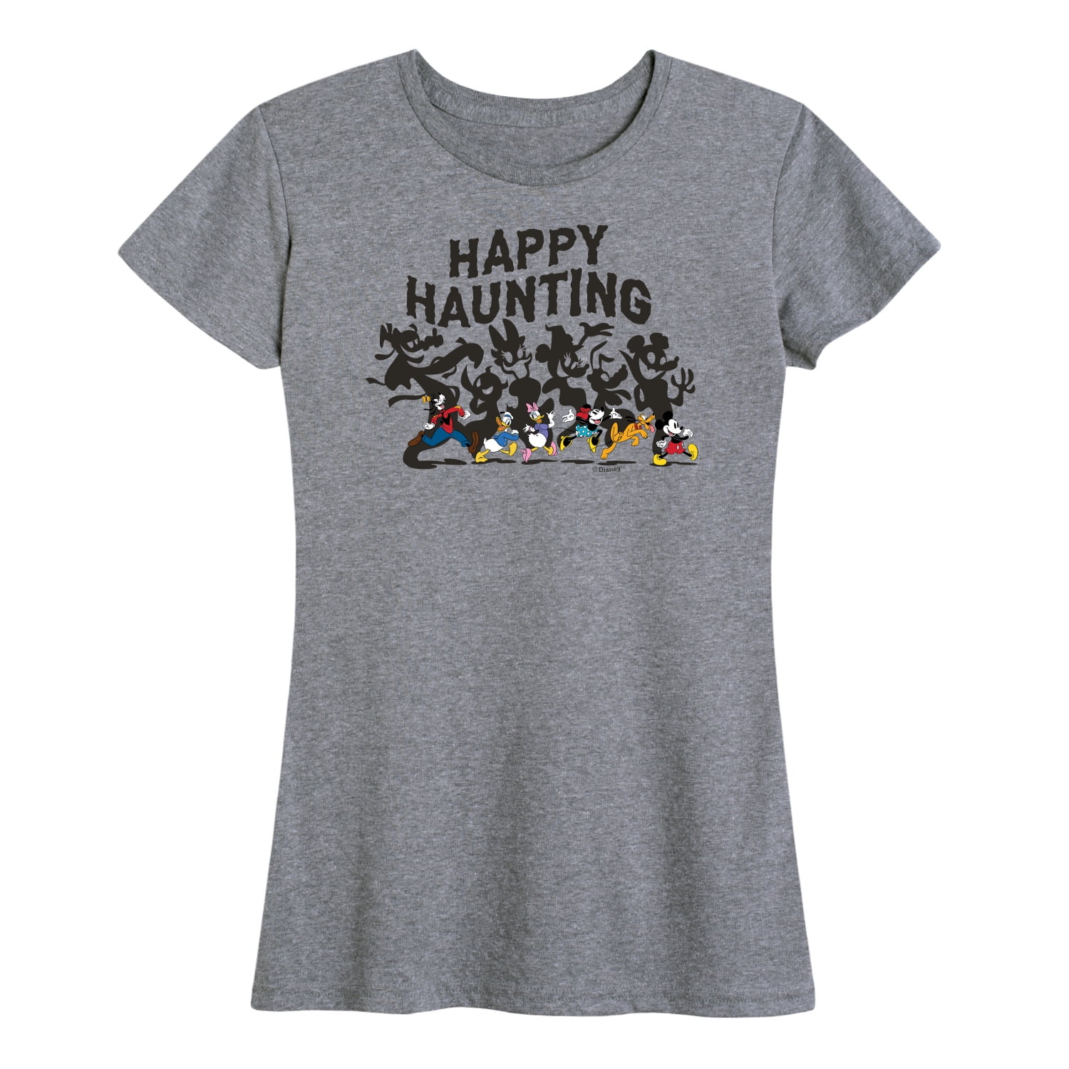 Mickey & Friends - Happy Haunting - Women's Short Sleeve Graphic T ...