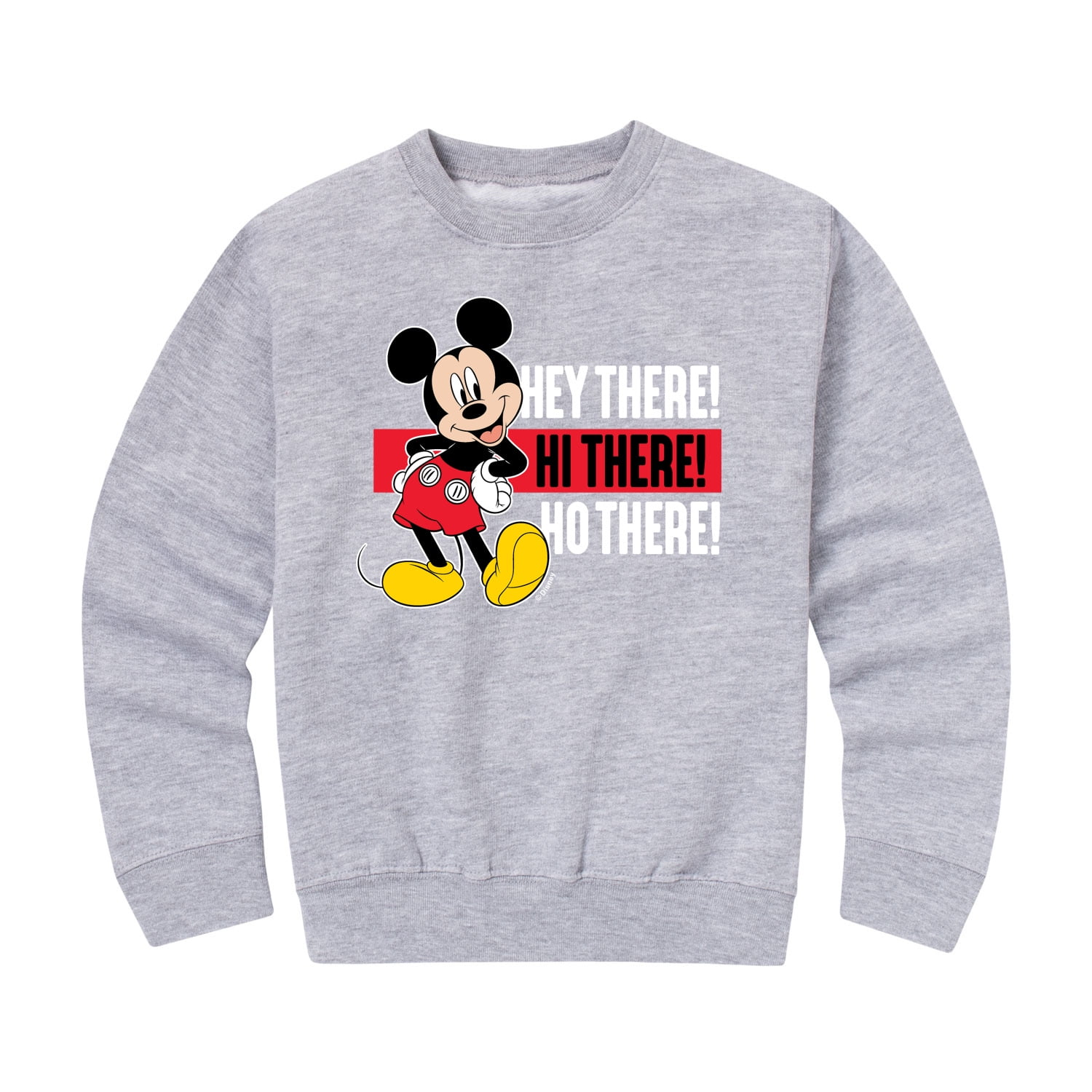 Mickey & Friends - Hey There Hi There - Toddler And Youth Crewneck ...
