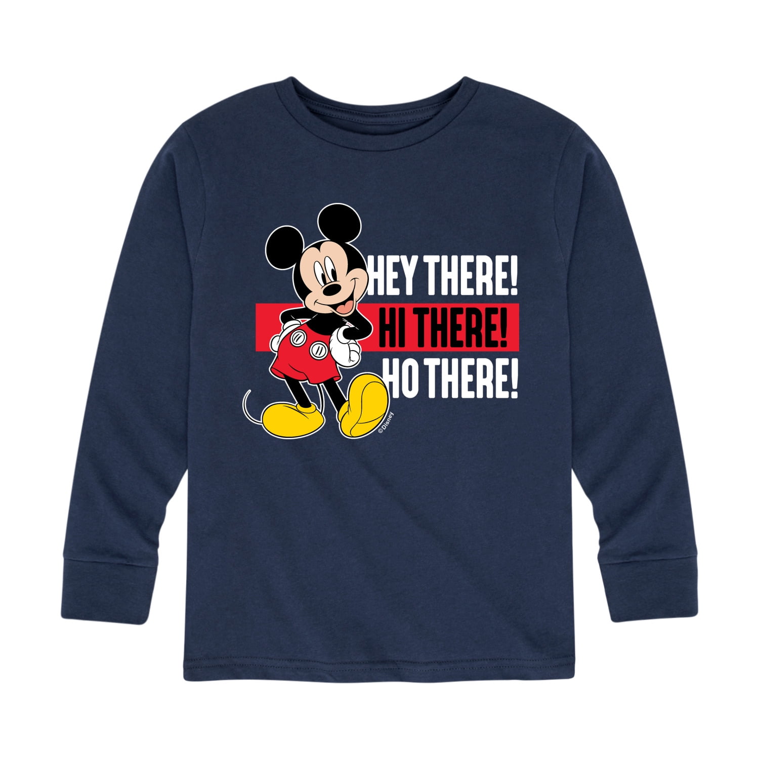 Mickey & Friends - Hey There Hi There - Toddler And Youth Long Sleeve ...