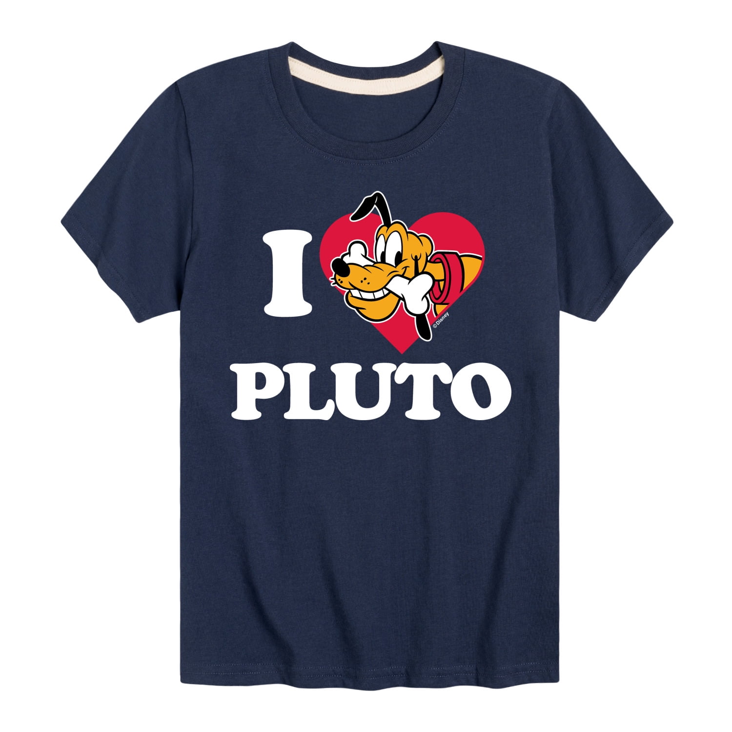 Mickey & Friends - I Love Pluto - Toddler And Youth Short Sleeve Graphic T-Shirt - Walmart.com