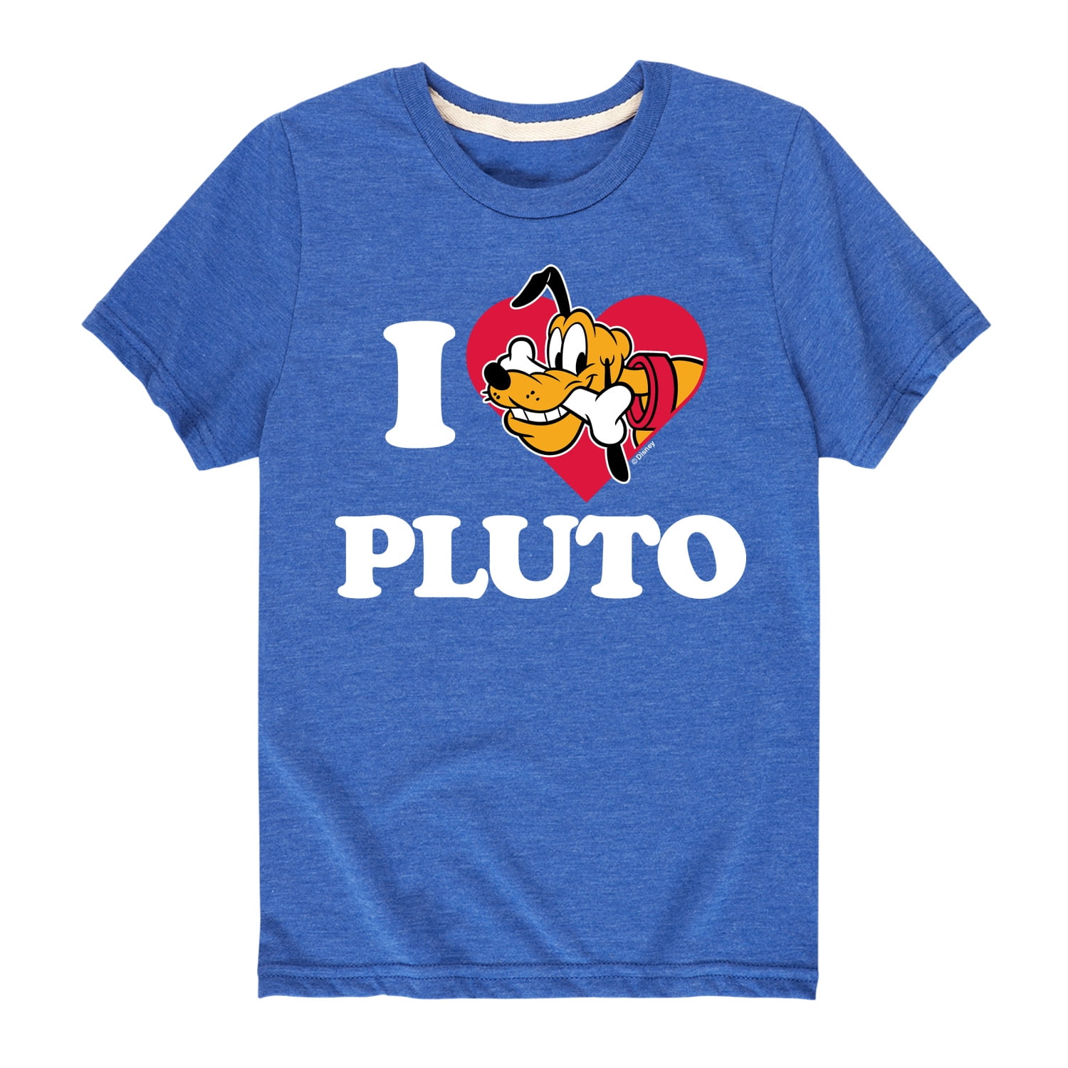 Mickey & Friends - I Love Pluto - Toddler And Youth Short Sleeve Graphic T-Shirt - Walmart.com