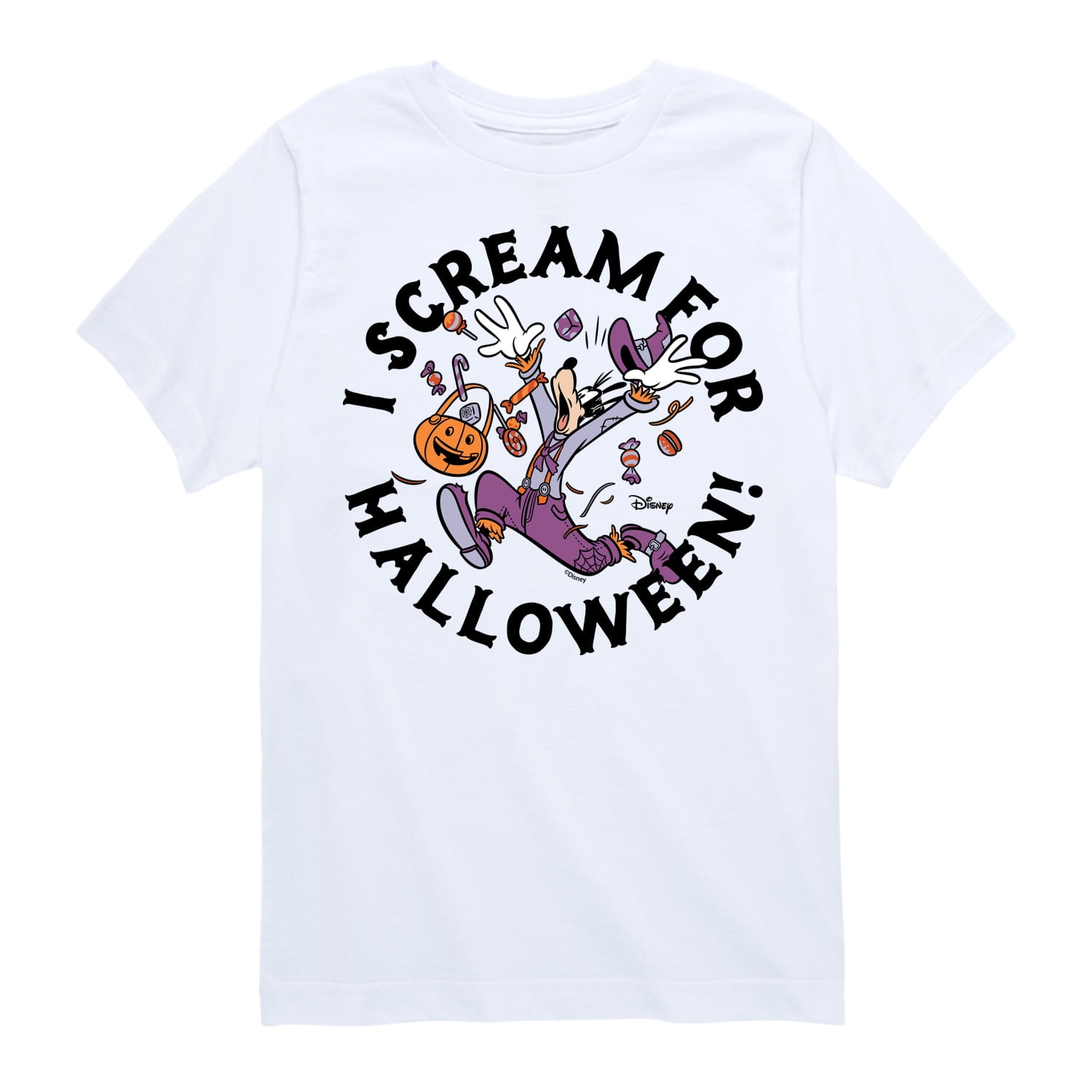 Mickey & Friends - I Scream For Halloween - Toddler And Youth Short ...