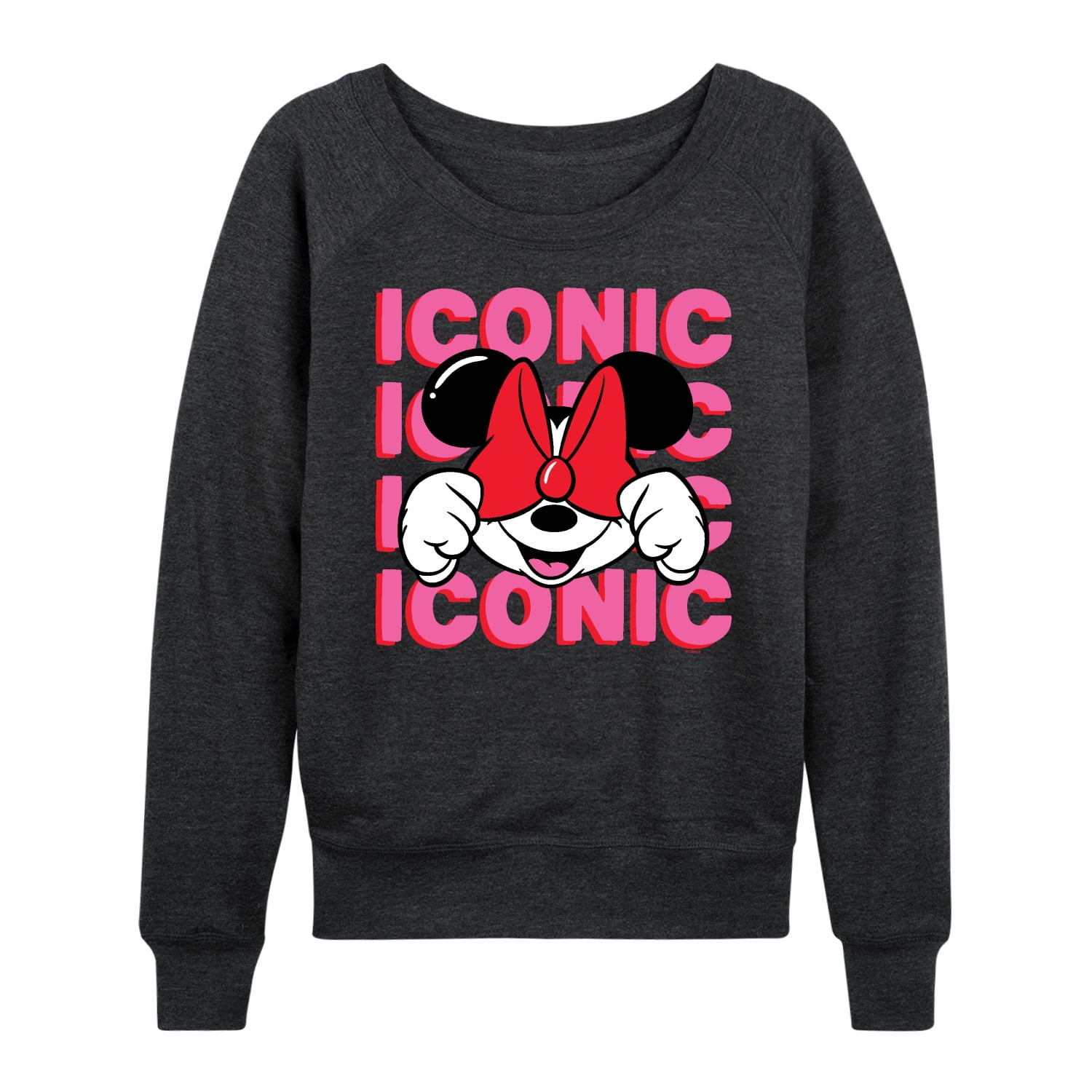 Mickey & Friends - Iconic Minnie - Women's Lightweight French Terry ...