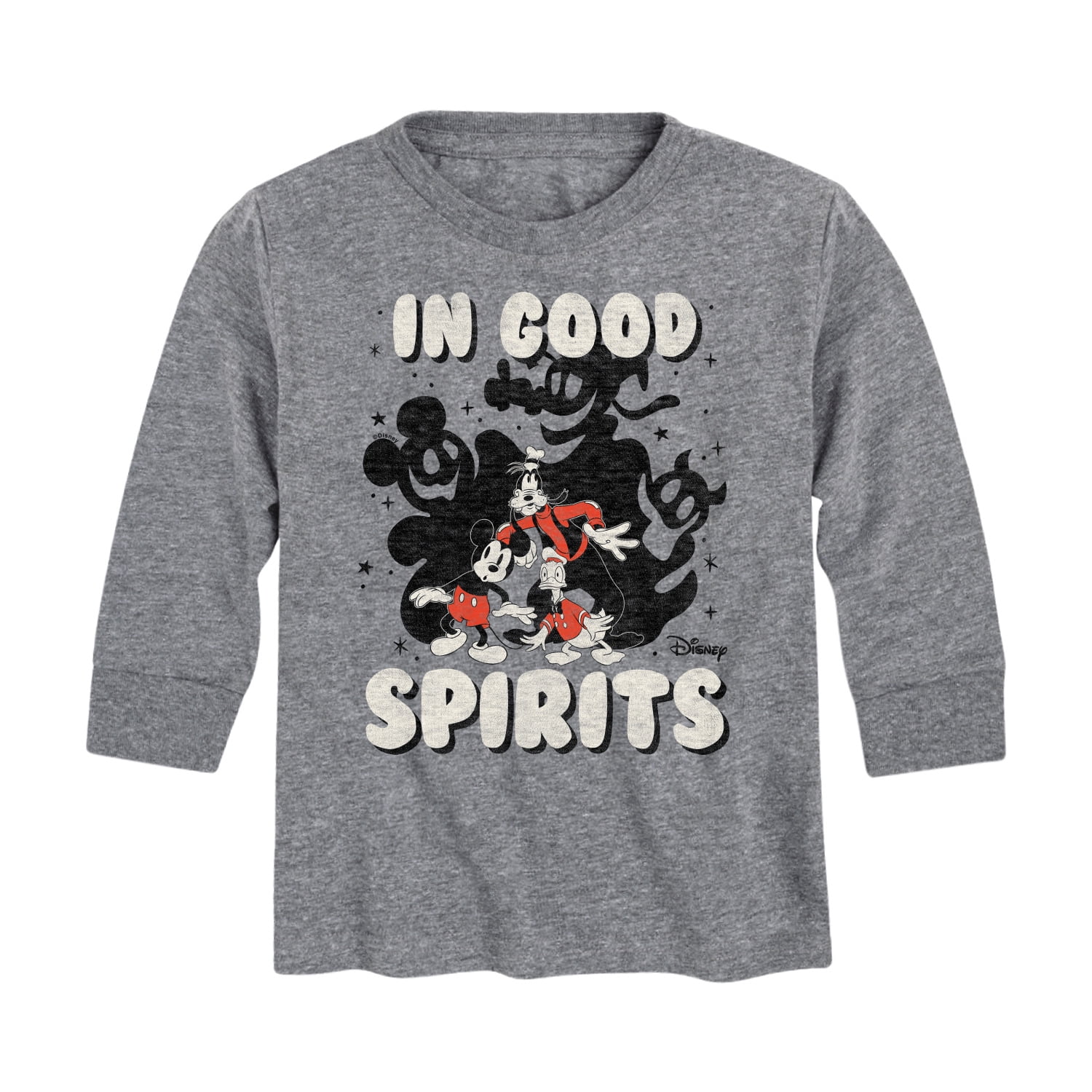 Mickey & Friends -In Good Spirits - Toddler And Youth Long Sleeve ...