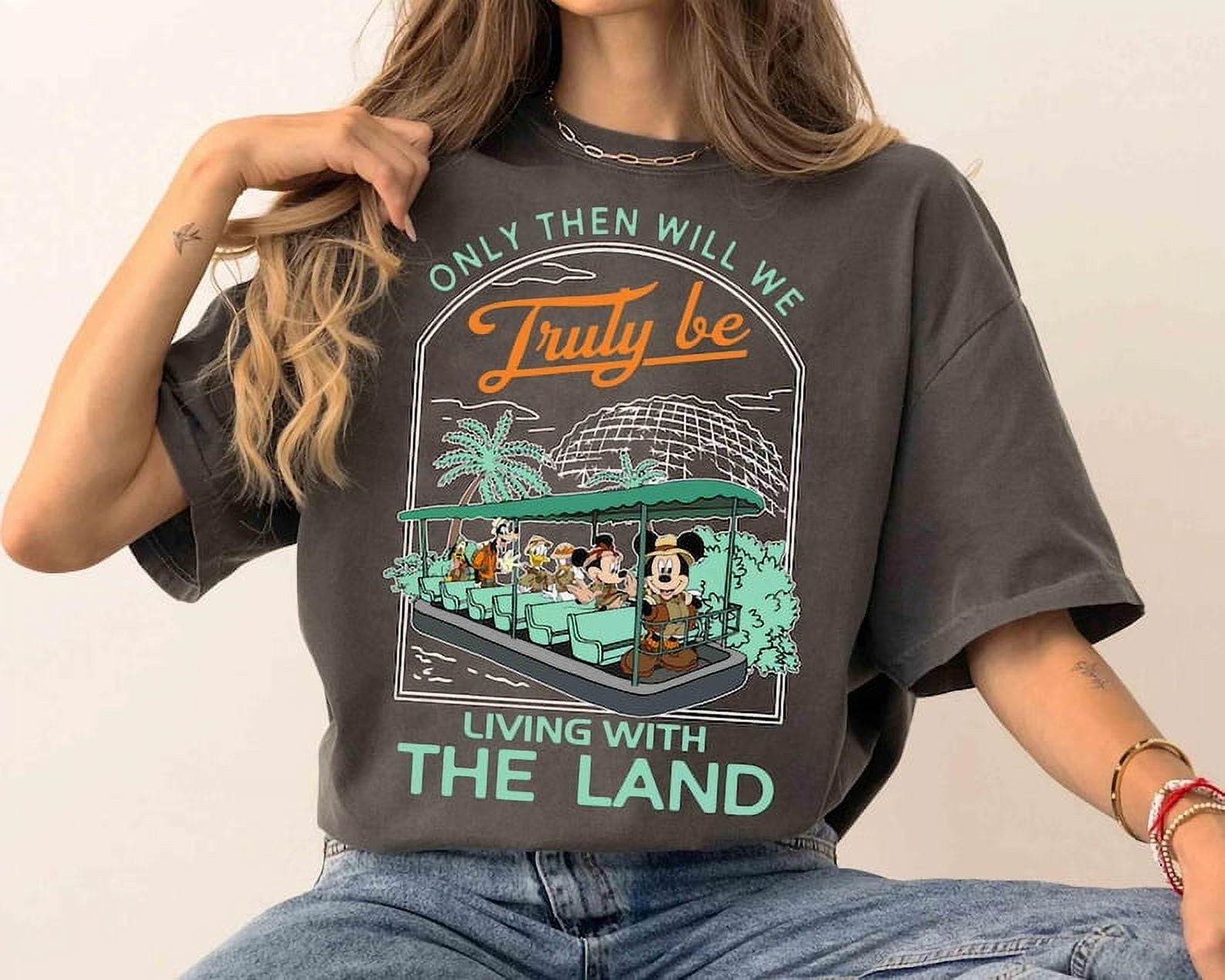 Mickey & Friends Living With The Land Shirt, Disney Ride Tee, Epcot The ...