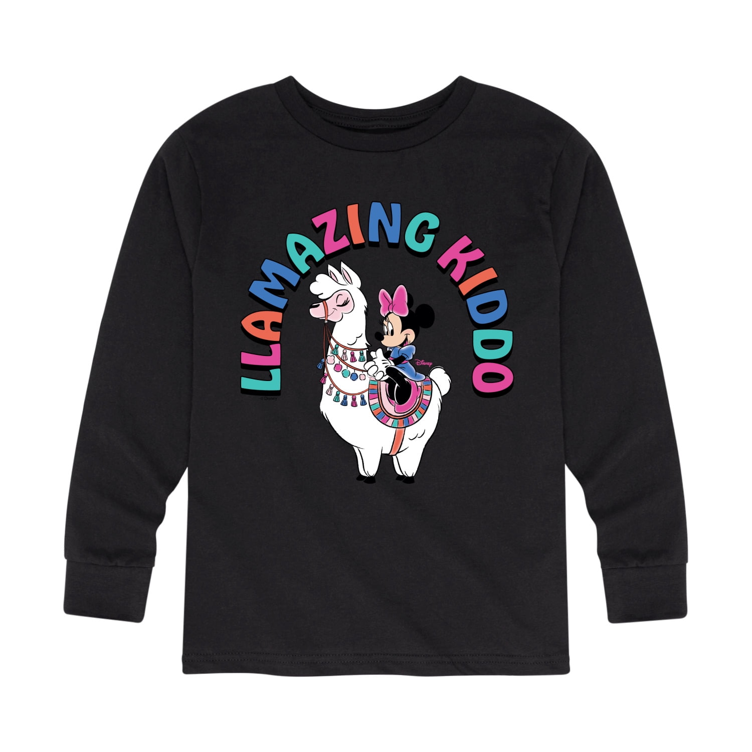 Mickey & Friends - Llamazing Kiddo - Toddler And Youth Long Sleeve ...