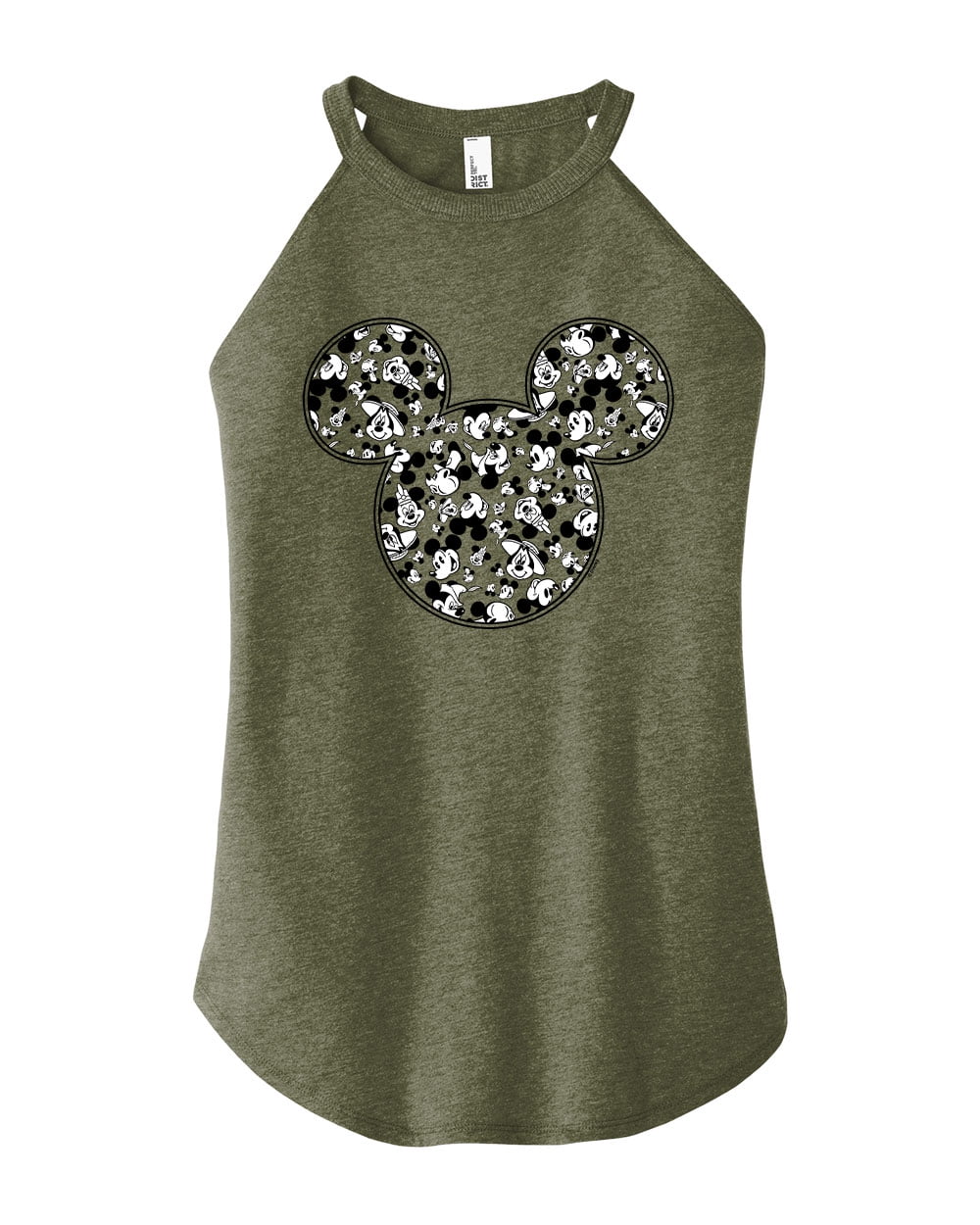 Mickey & Friends - Meta Mickey - Juniors High Neck Tank Top - Walmart.com