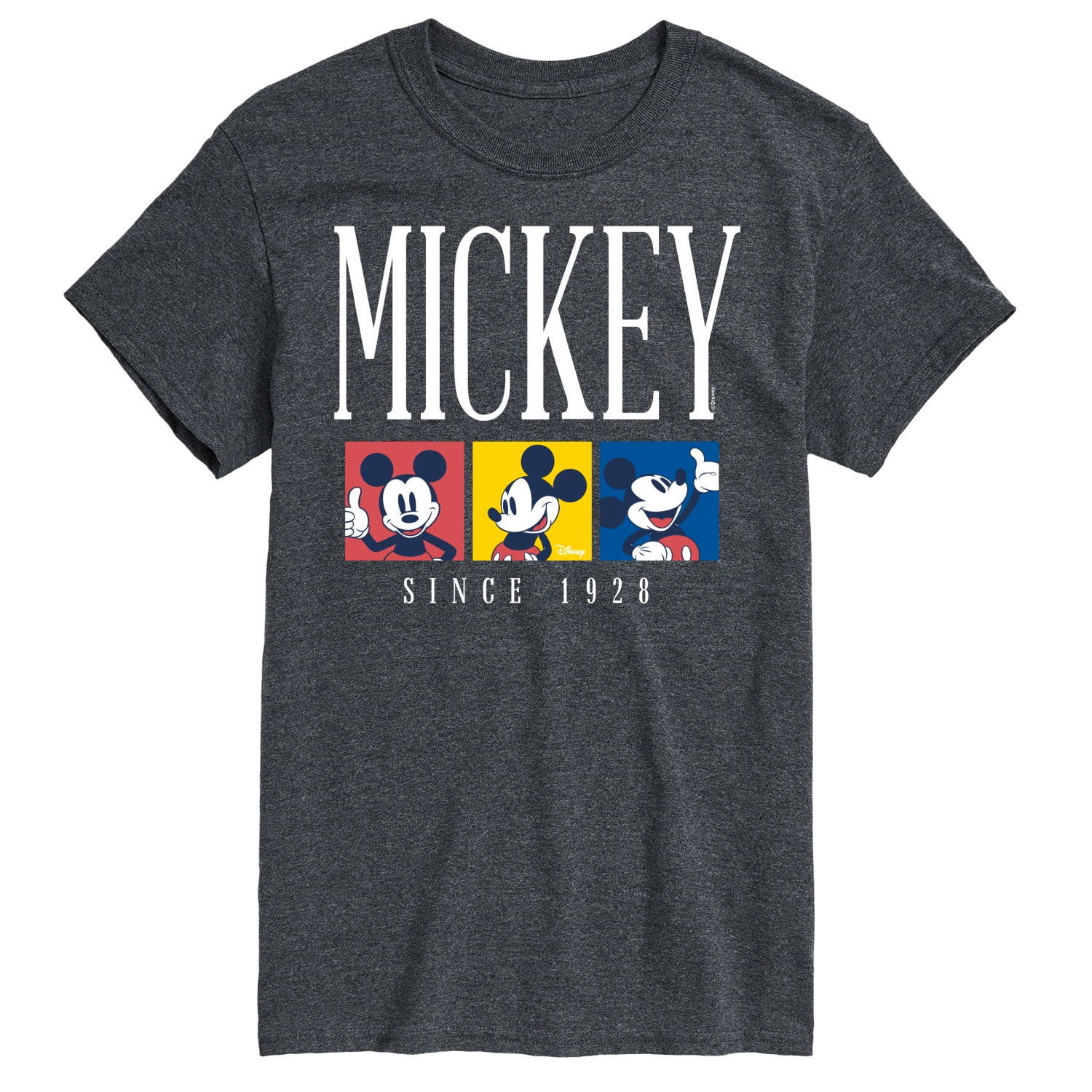Mickey & Friends - Mickey Color Blocks - Men's Short Sleeve Graphic T ...