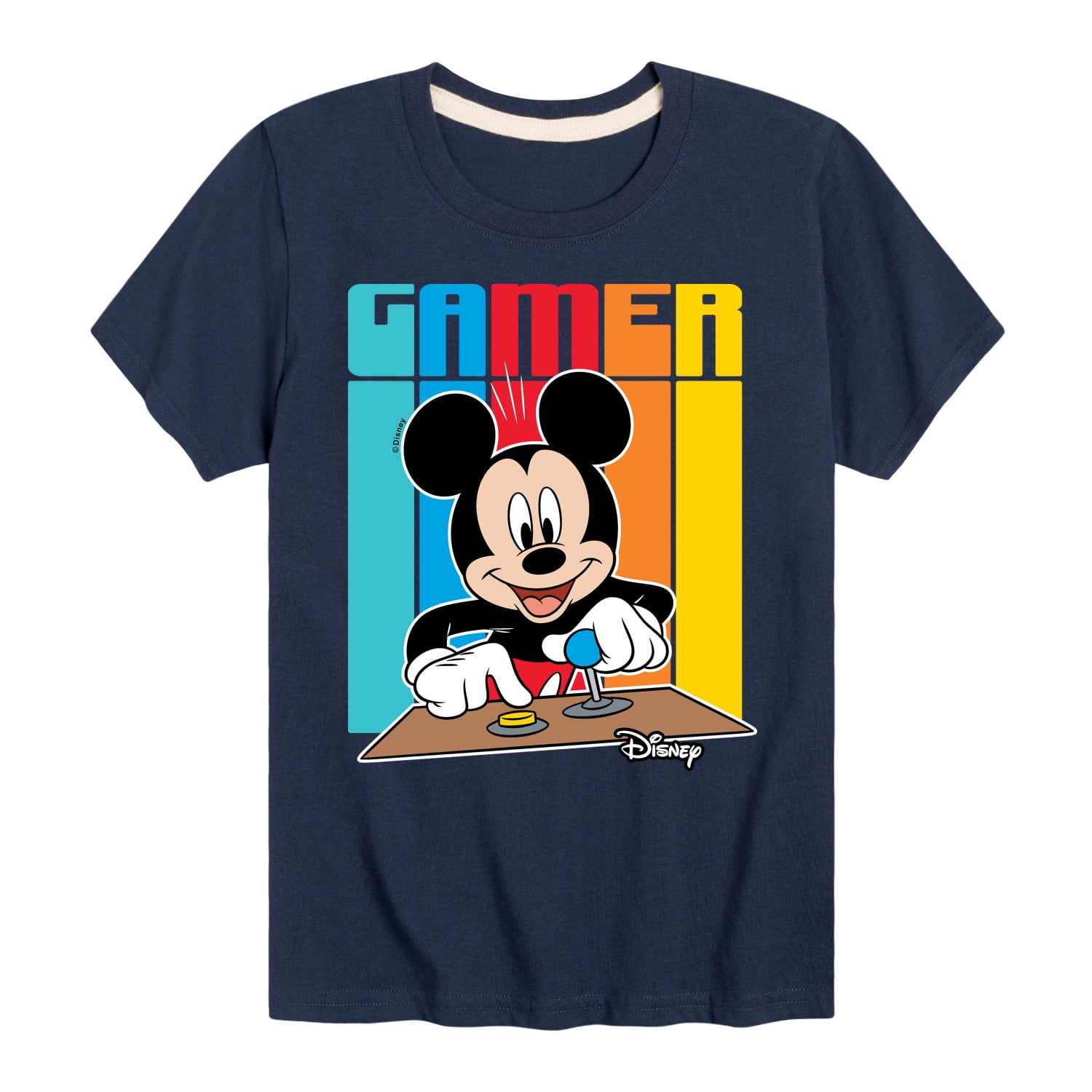 Mickey & Friends - Mickey Gamer - Toddler And Youth Short Sleeve ...