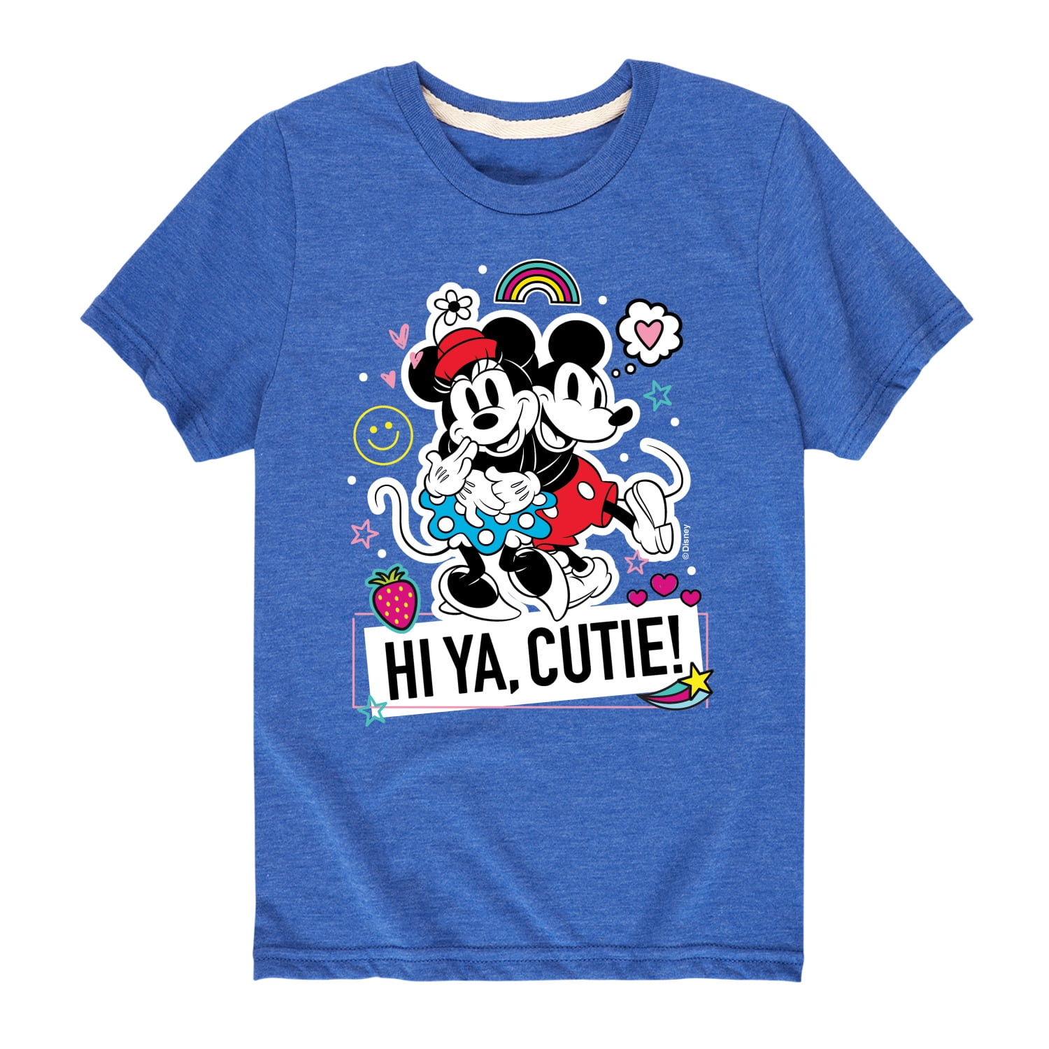 Mickey & Friends - Mickey Minnie Hi Ya Cutie - Toddler And Youth Short ...