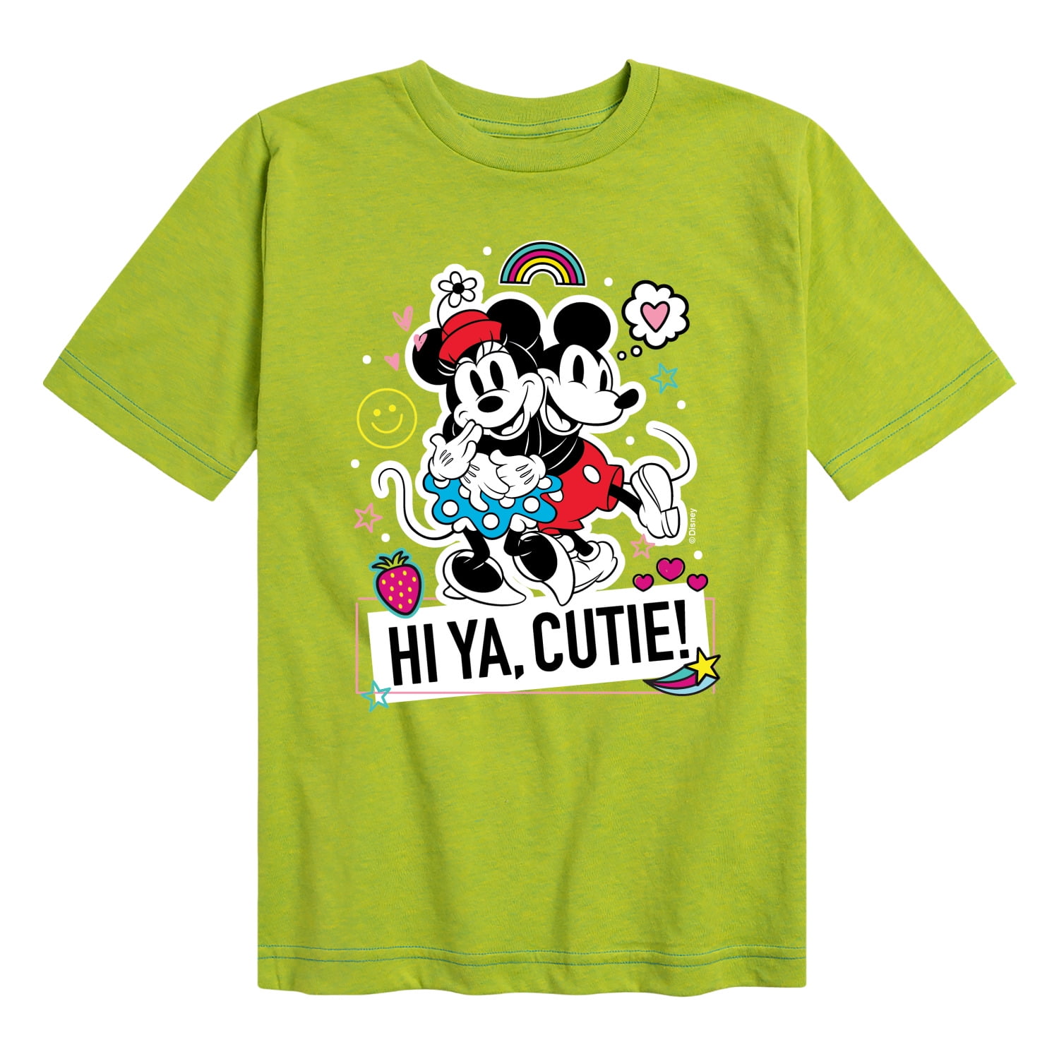 Mickey & Friends - Mickey Minnie Hi Ya Cutie - Toddler And Youth Short ...