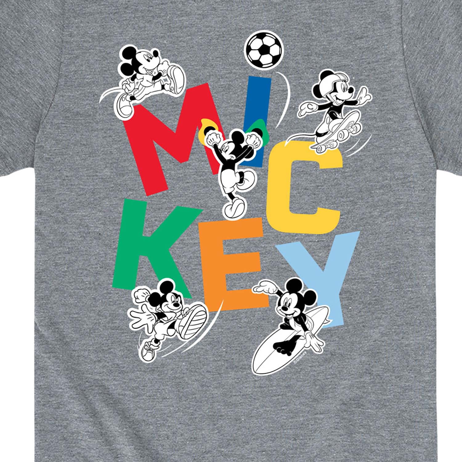 Mickey & Friends - Mickey Playing Sports - Toddler And Youth Short ...