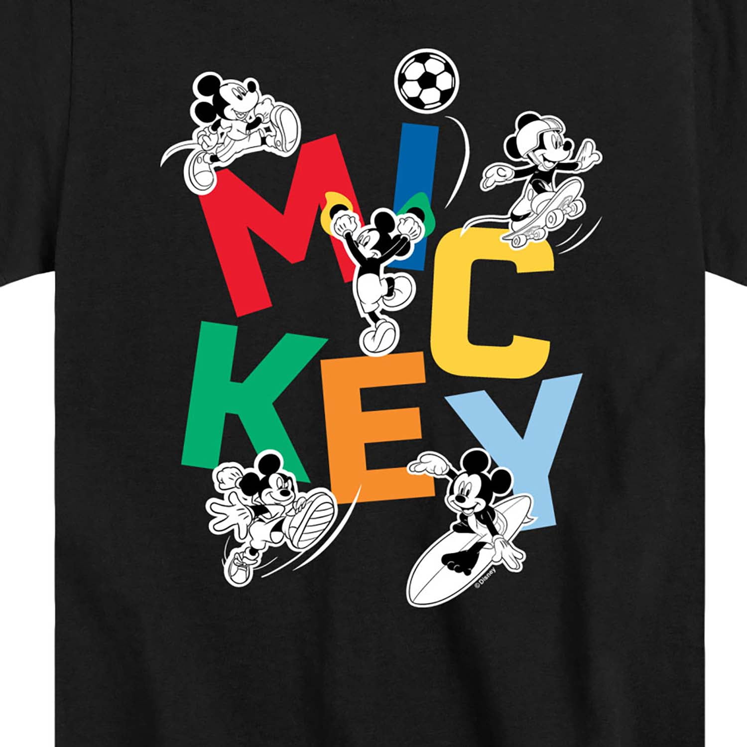 Mickey & Friends - Mickey Playing Sports - Toddler And Youth Short ...