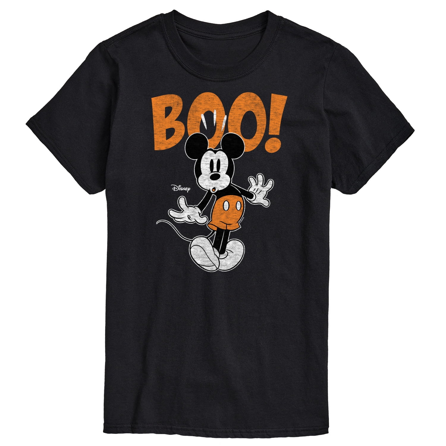 Mickey & Friends - Mickey Scared Boo - Men's Short Sleeve Graphic T ...