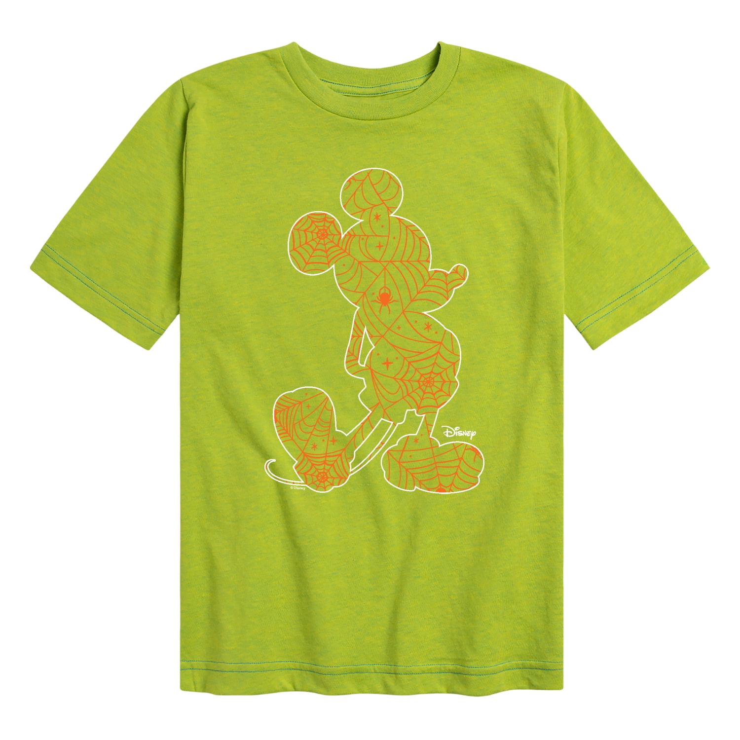 Mickey & Friends - Mickey Silhouette - Toddler And Youth Short Sleeve ...