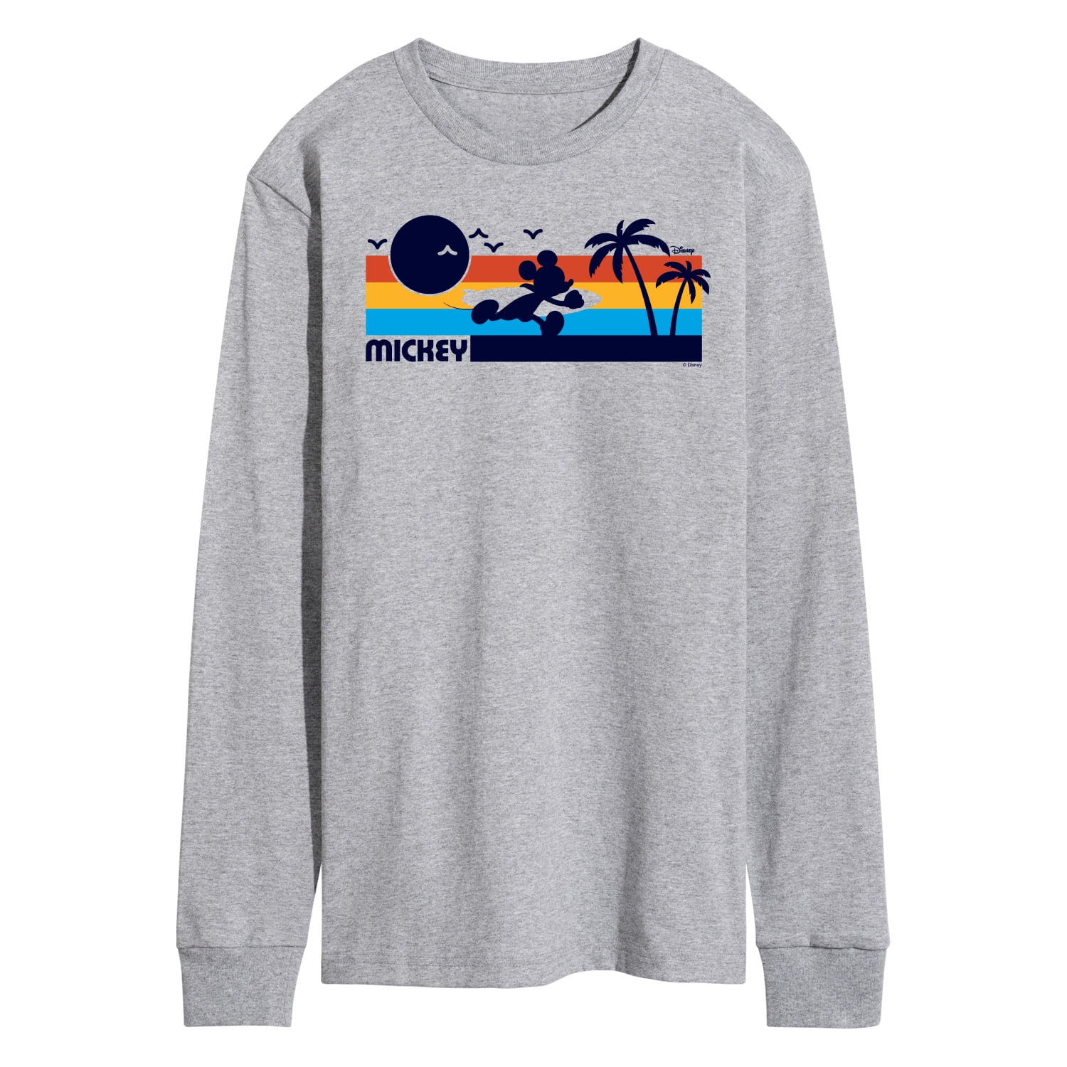 Mickey & Friends - Mickey Sunset Pattern - Men's Long Sleeve T-Shirt ...