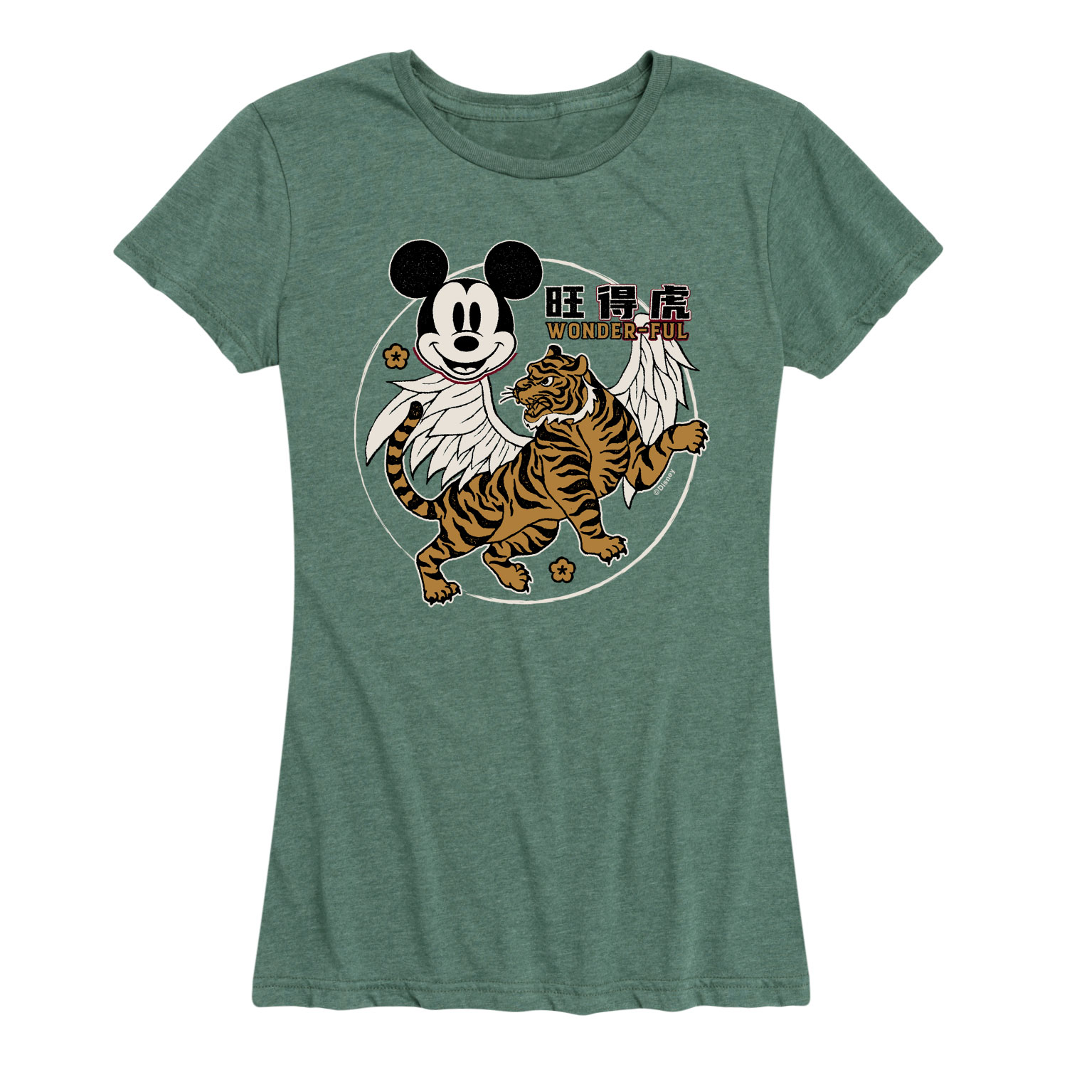 Mickey & Friends - Mickey Wonderful - Women's Short Sleeve Graphic T-Shirt - Walmart.com