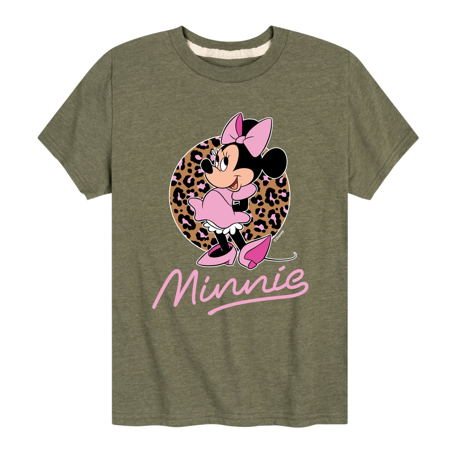 Mickey & Friends - Minnie Leopard Print - Toddler And Youth Short ...