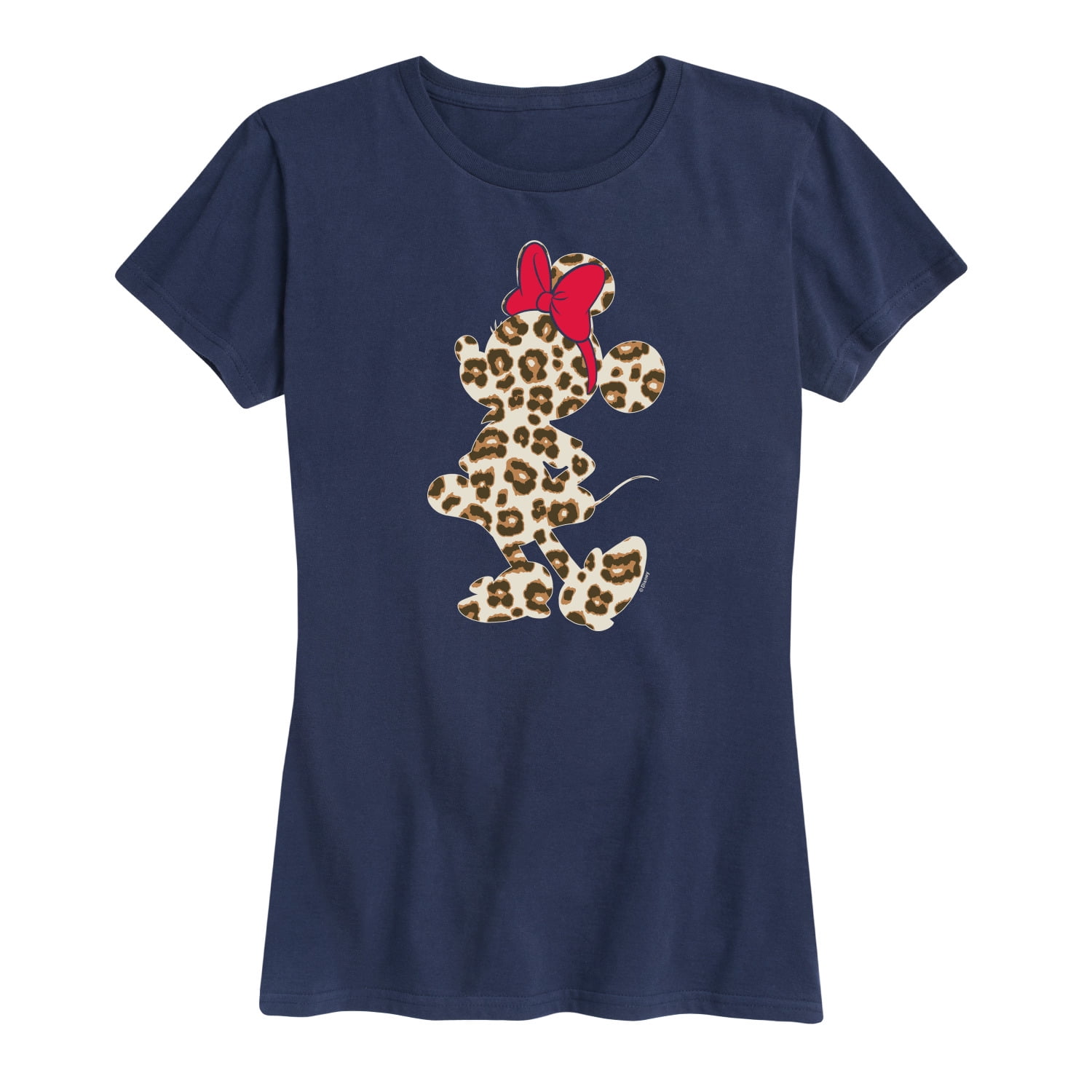 Disney - Minnie Leopard Fill - Women's Short Sleeve Graphic T-Shirt ...
