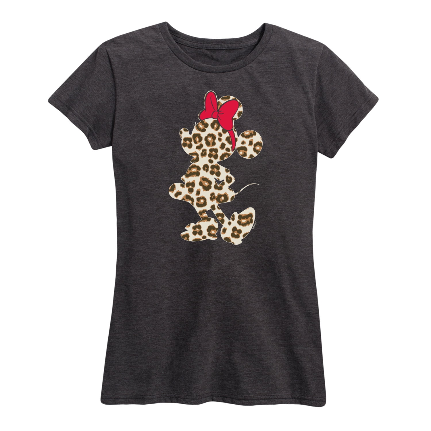 Disney - Minnie Leopard Fill - Women's Short Sleeve Graphic T-Shirt ...