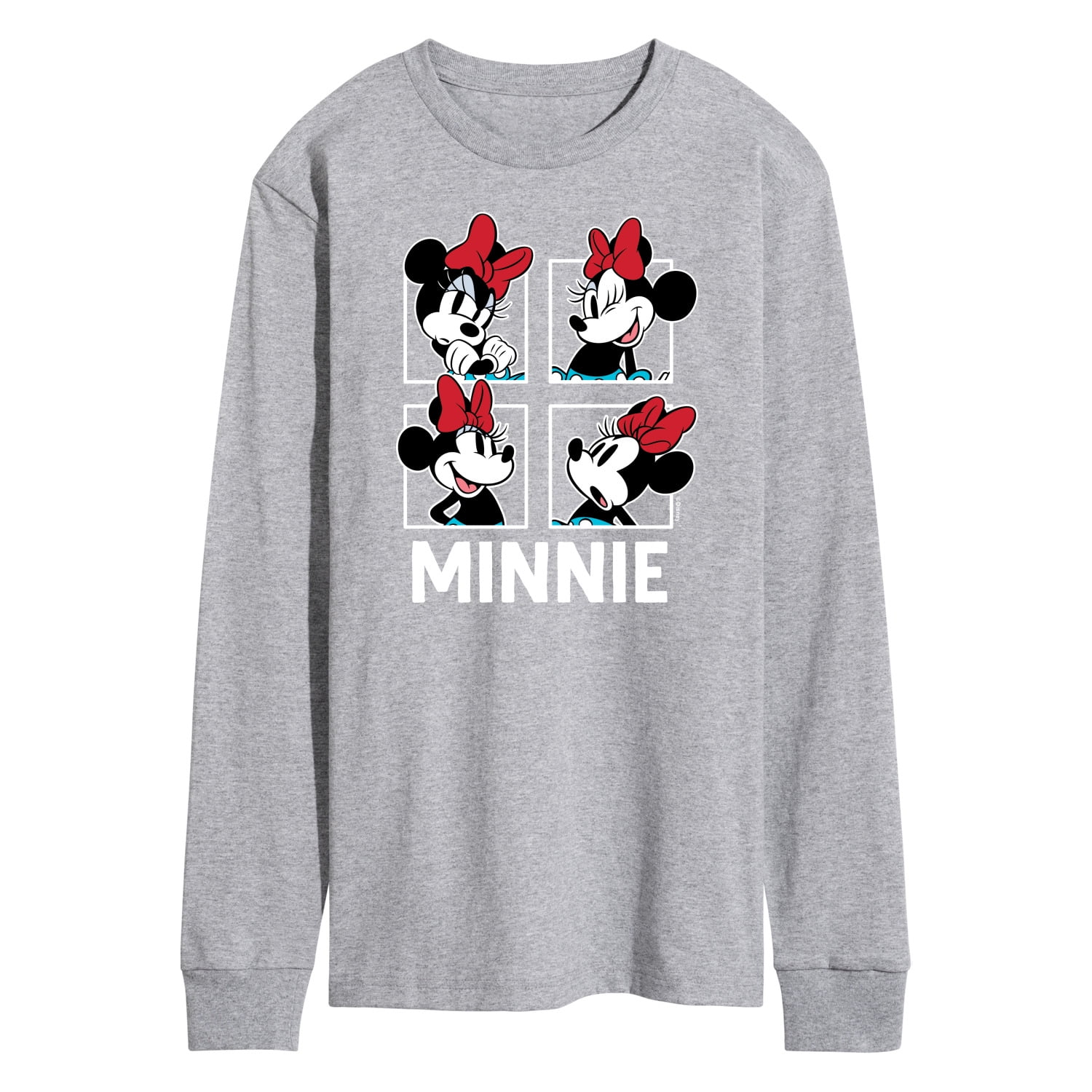 Mickey & Friends - Minnie Mouse Animation Grid - Men's Long Sleeve T ...