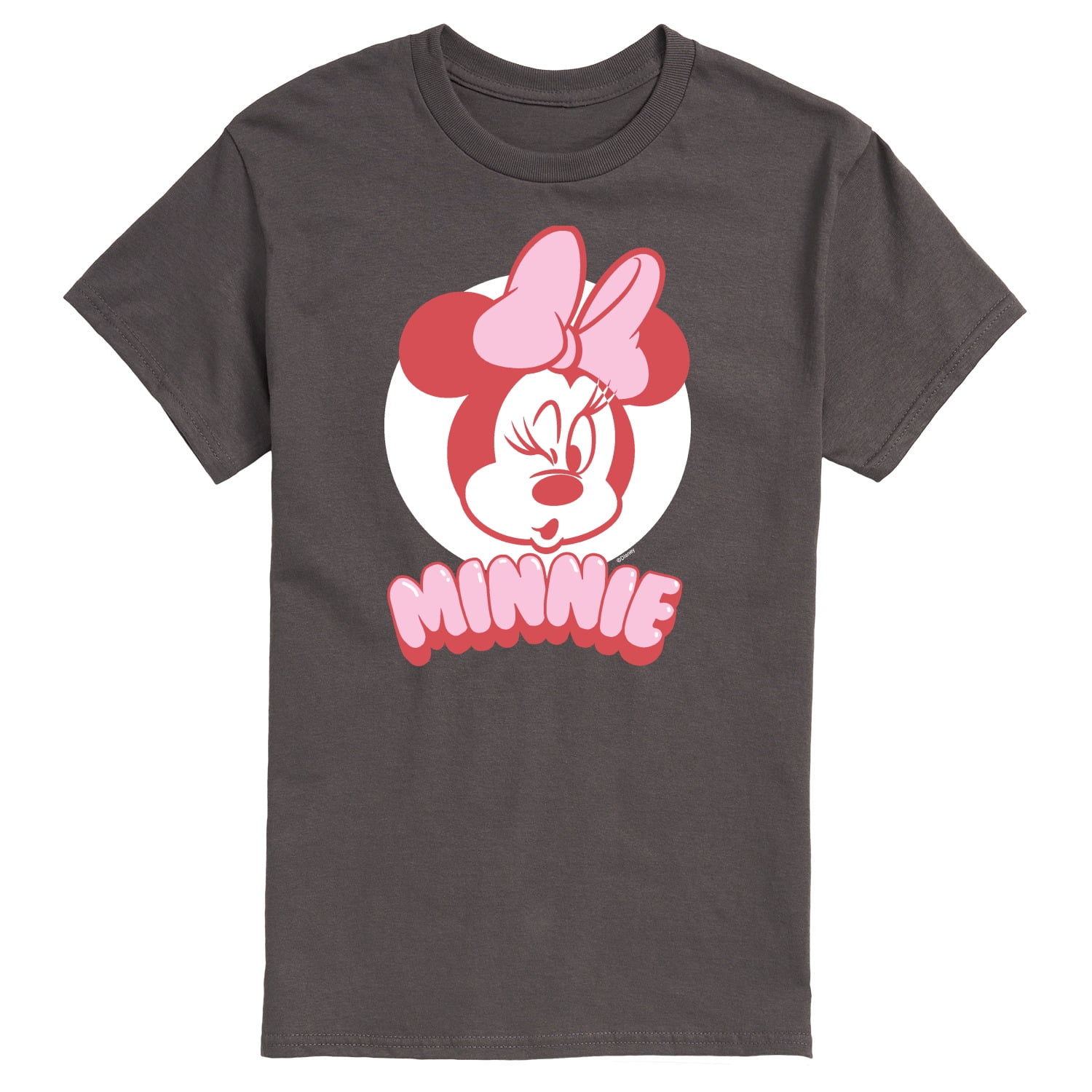 Mickey & Friends - Minnie Mouse Wink Face - Men's Short Sleeve Graphic ...