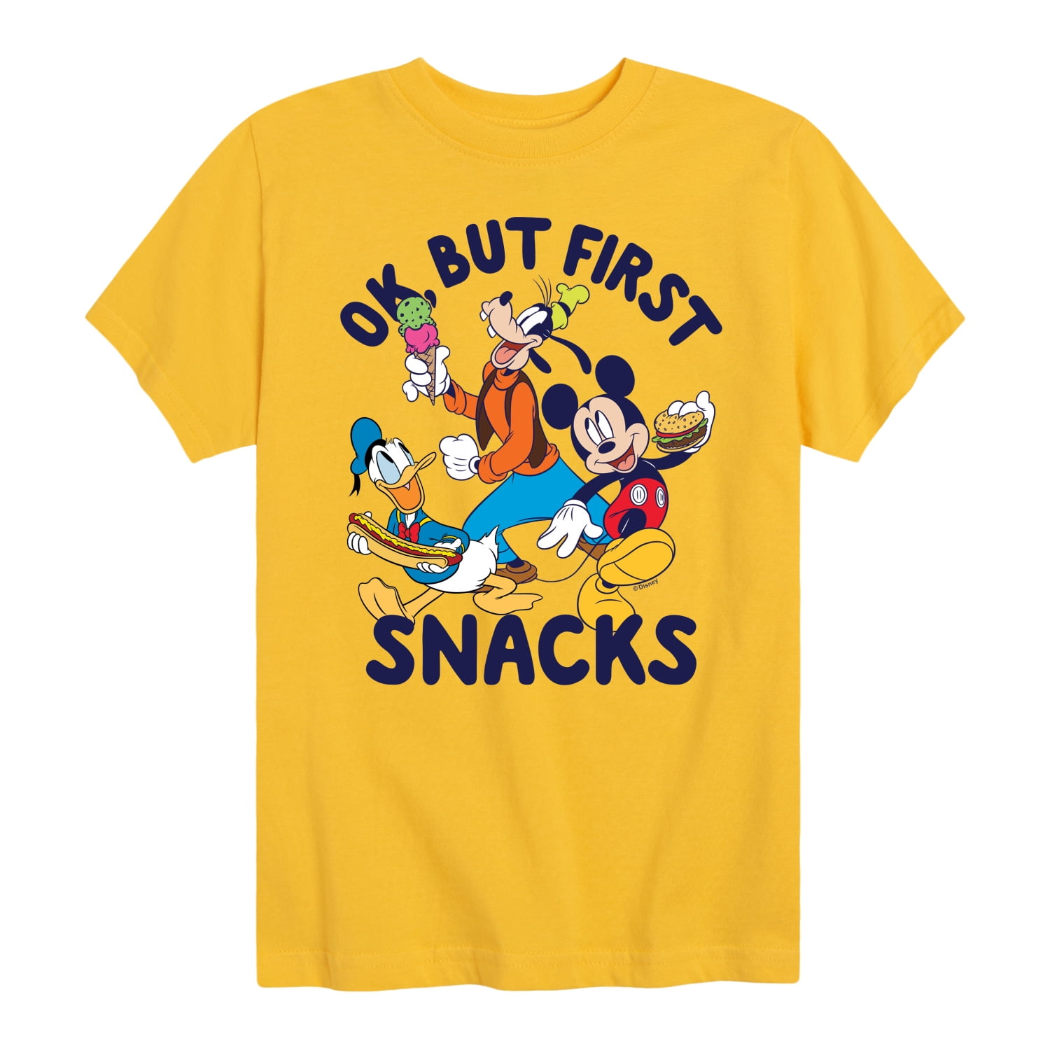Mickey & Friends - Ok, But First Snacks - Toddler And Youth Short ...