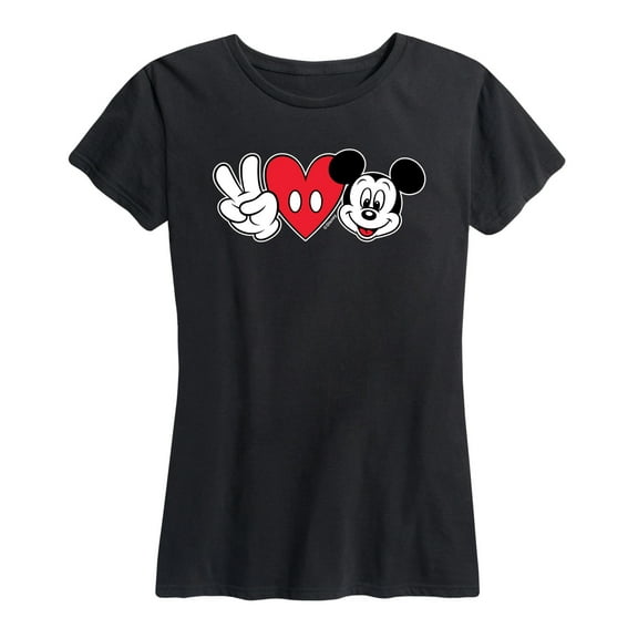 Disney - Mickey Minnie XOXO - Women's Short Sleeve Graphic T-Shirt ...