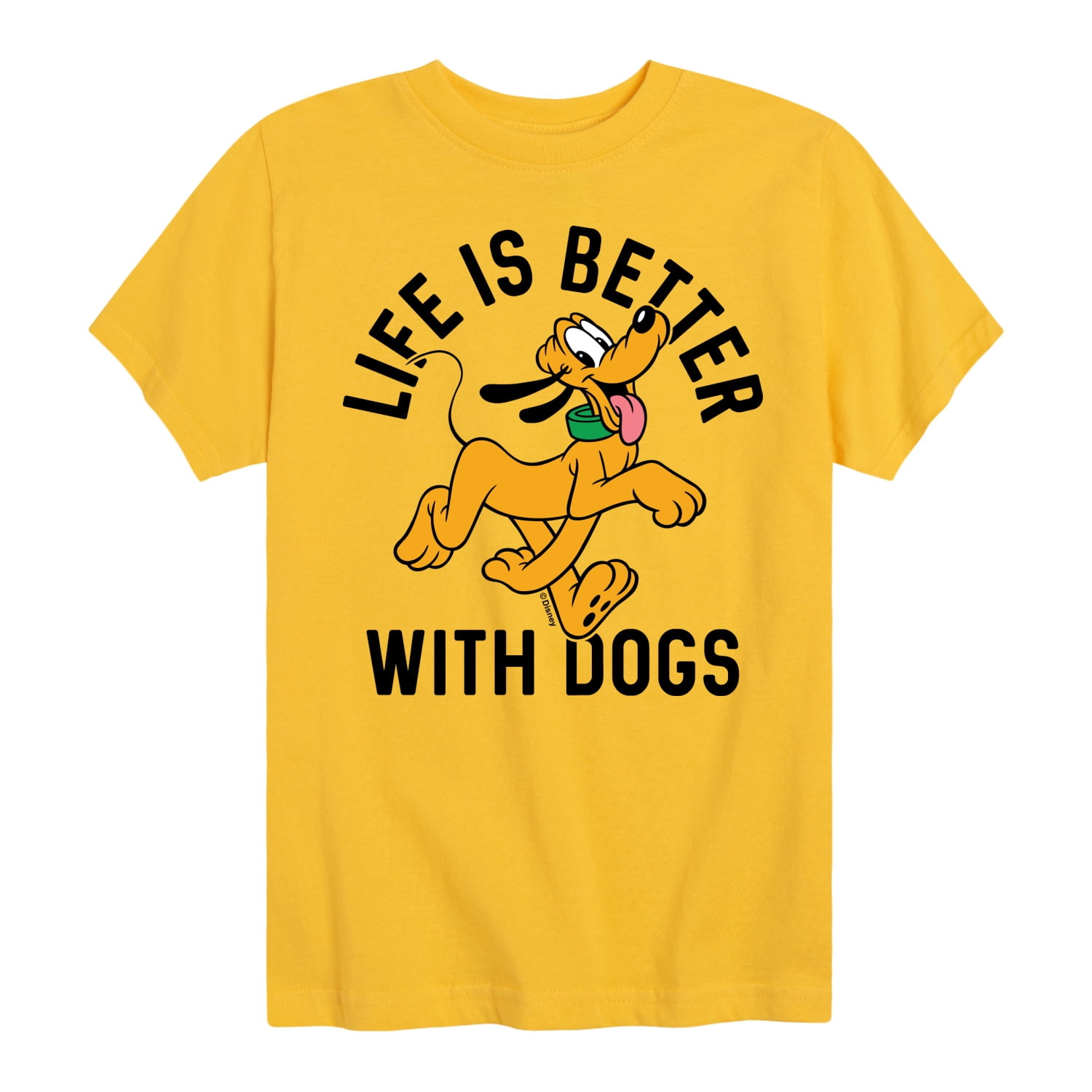 Mickey & Friends - Pluto Life Is Better With Dogs - Toddler And Youth ...
