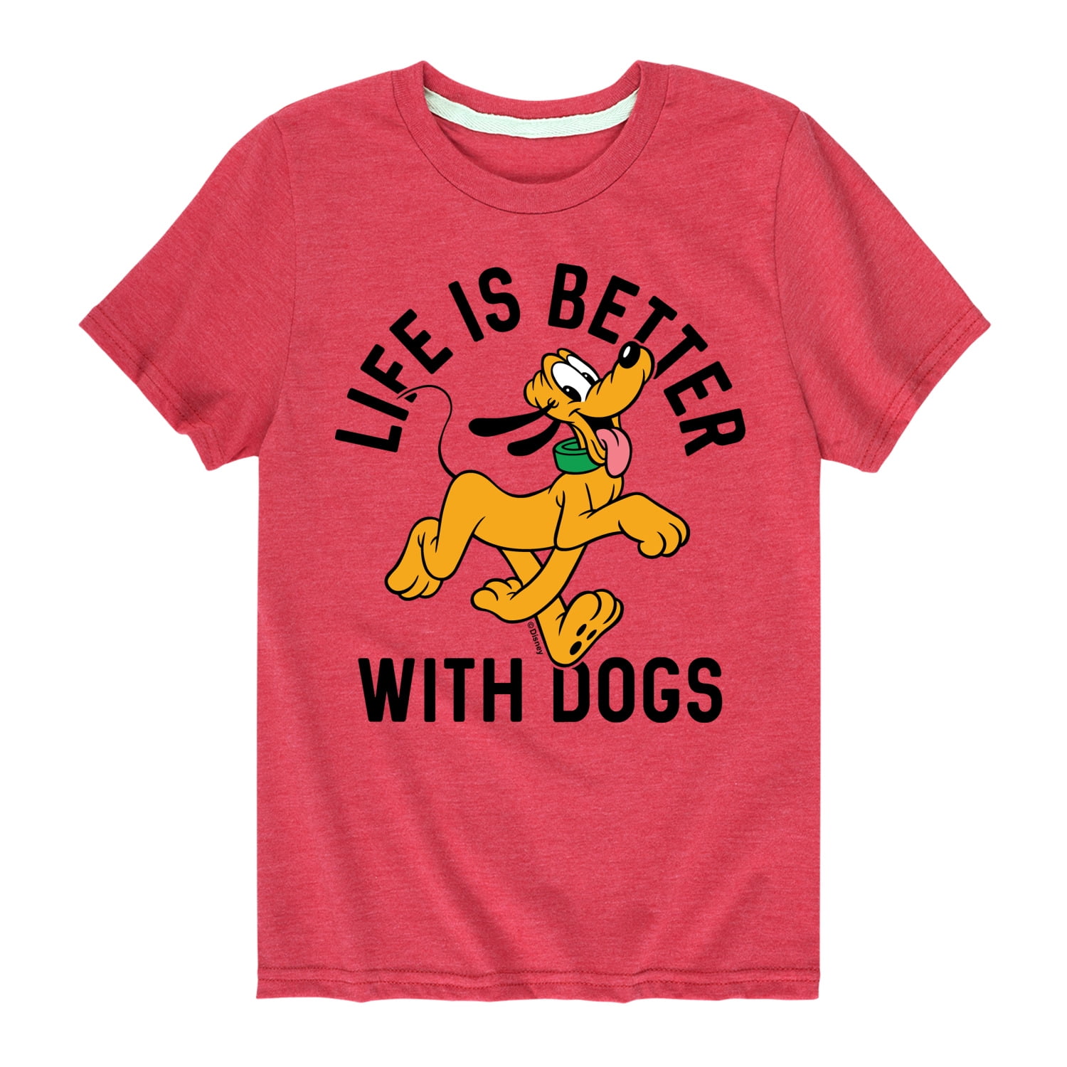 Mickey & Friends - Pluto Life Is Better With Dogs - Toddler And Youth ...