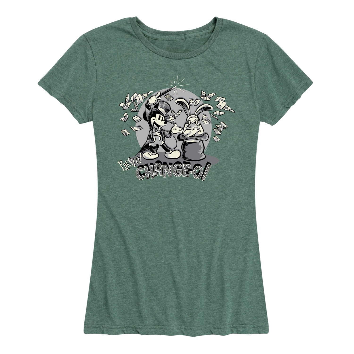 Mickey & Friends - Presto Chango - Women's Short Sleeve Graphic T-Shirt ...